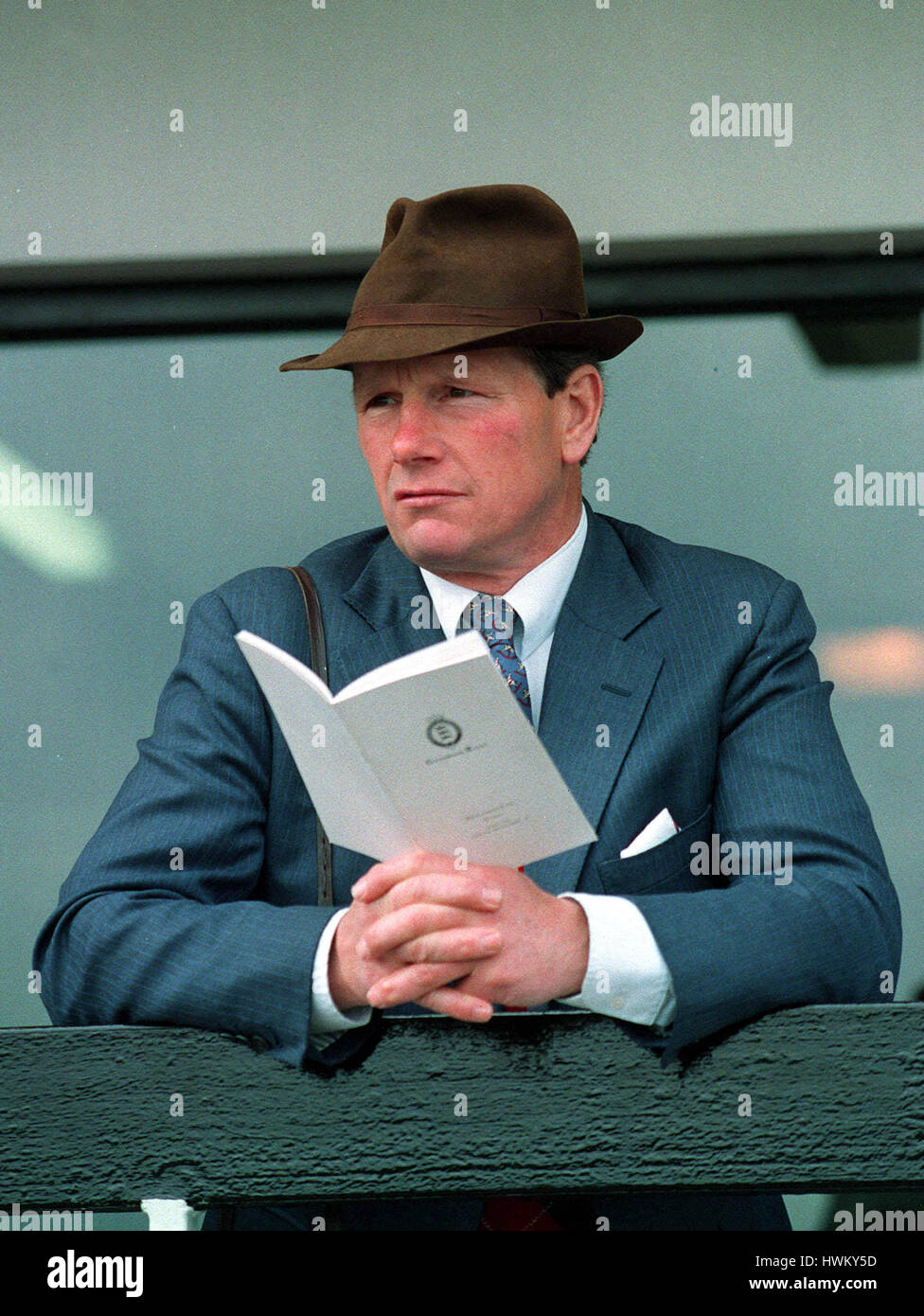 IAN BALDING RACE HORSE TRAINER 25 August 1994 Stock Photo - Alamy