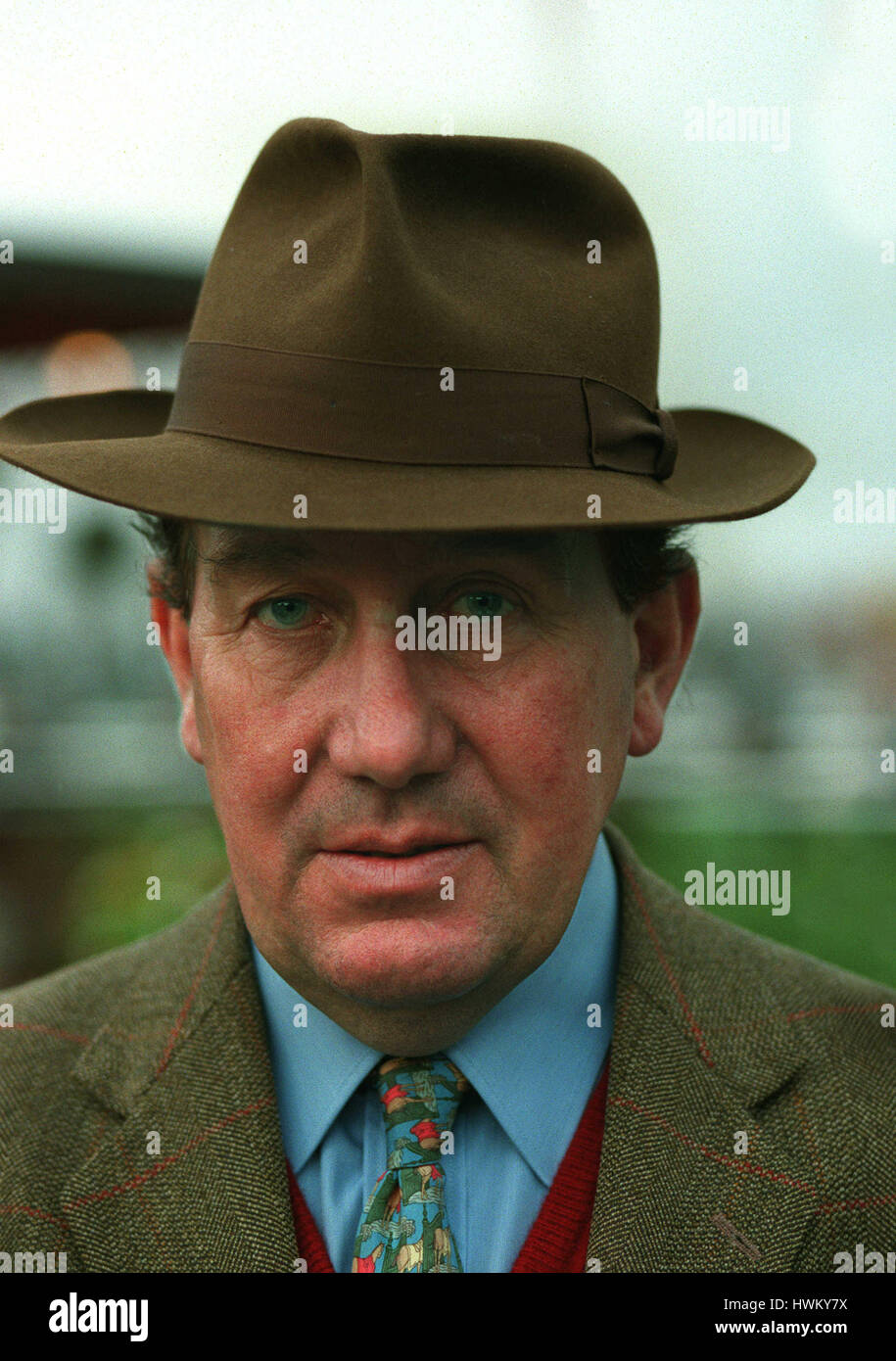 DAVID NICHOLSON RACE HORSE TRAINER 24 November 1994 Stock Photo - Alamy