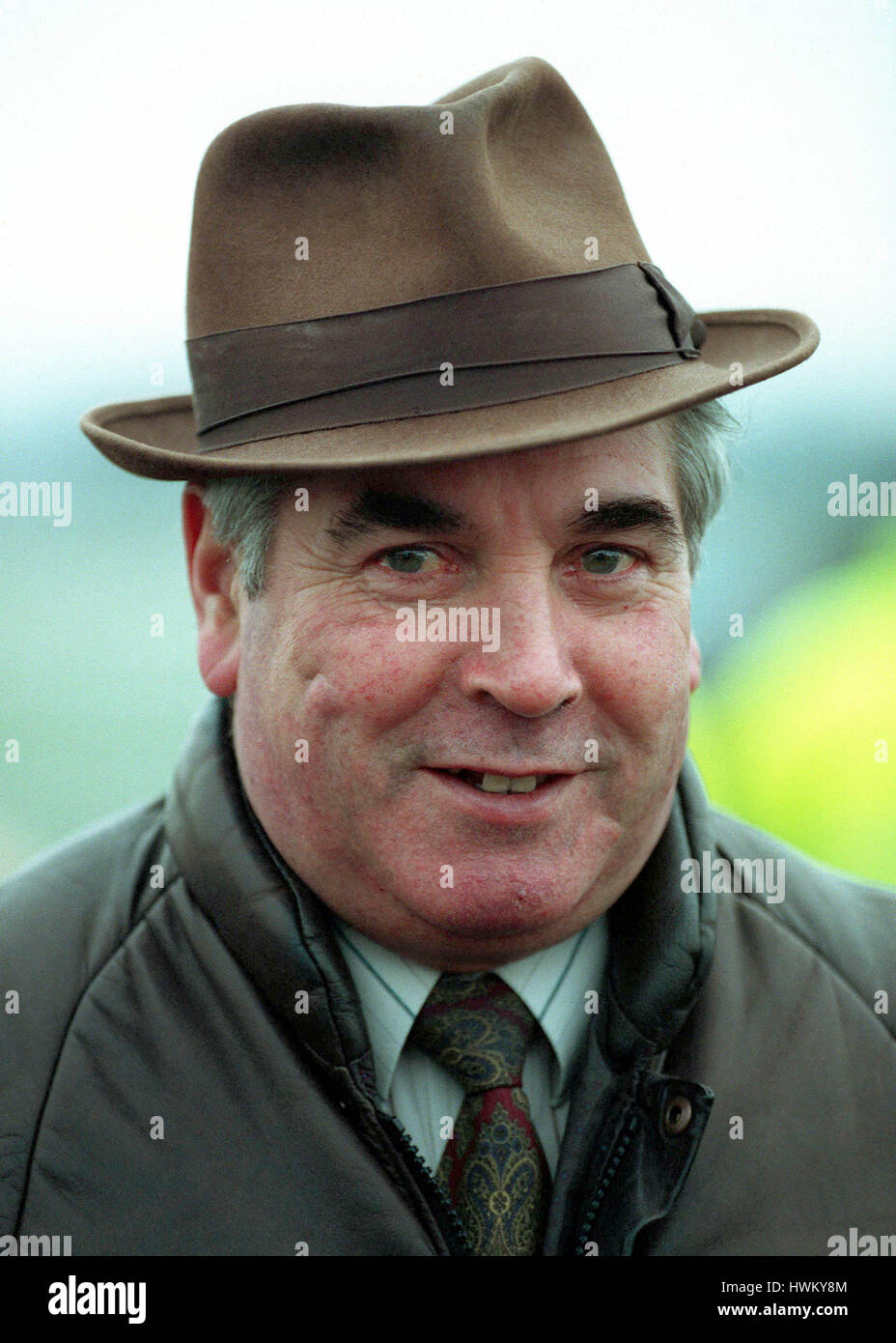 RON HODGES RACE HORSE TRAINER 13 January 1994 Stock Photo - Alamy