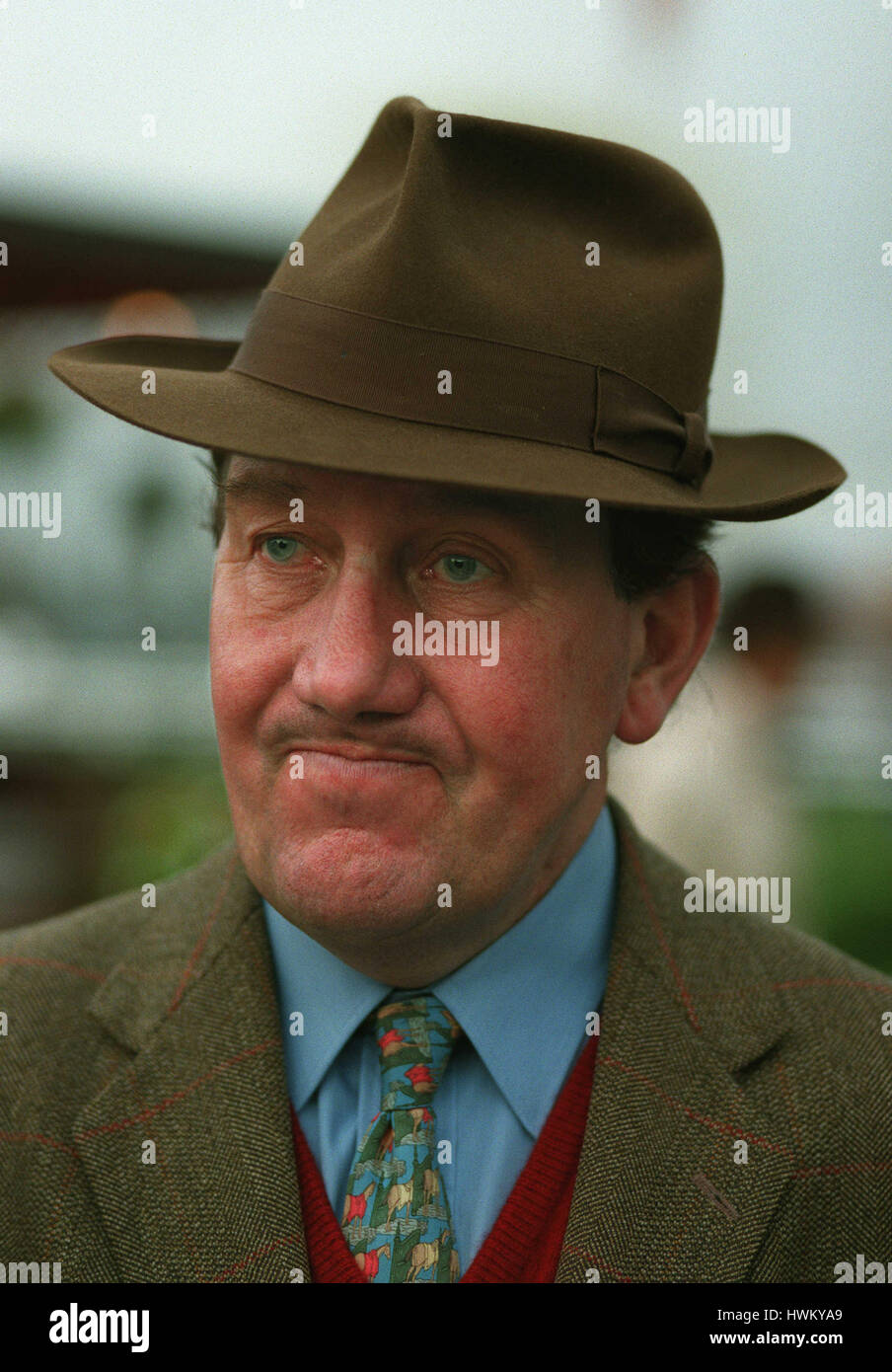DAVID NICHOLSON RACE HORSE TRAINER 24 November 1994 Stock Photo - Alamy