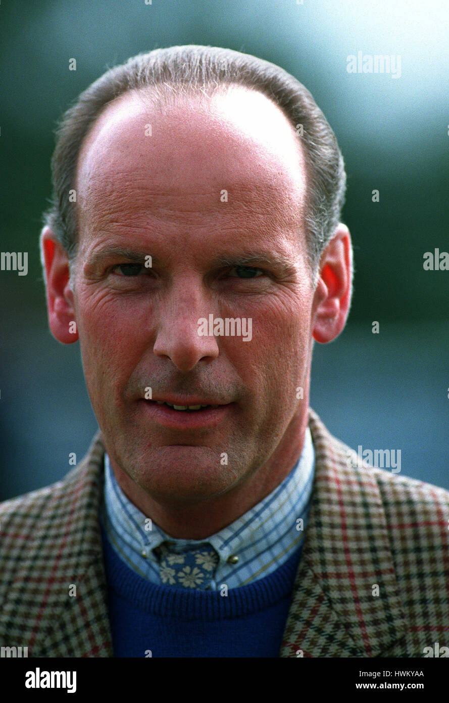 SIR MARK PRESCOTT RACE HORSE TRAINER 12 September 1994 Stock Photo - Alamy