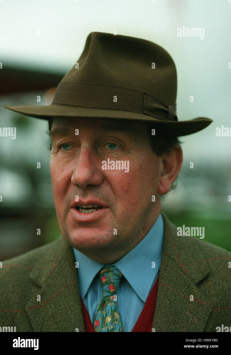 DAVID NICHOLSON RACE HORSE TRAINER 24 November 1994 Stock Photo - Alamy
