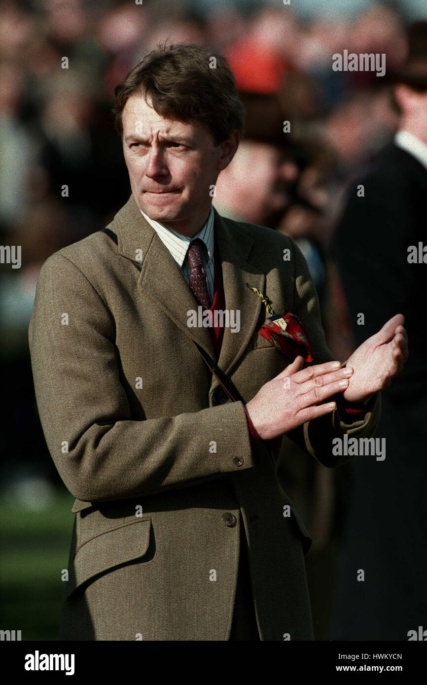 CHRIS WALL RACE HORSE TRAINER 30 March 1994 Stock Photo - Alamy