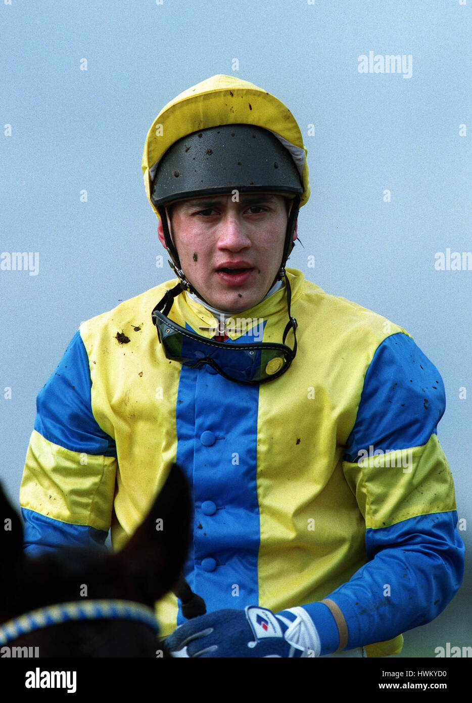 DYLAN MEREDITH JOCKEY 15 February 1994 Stock Photo - Alamy