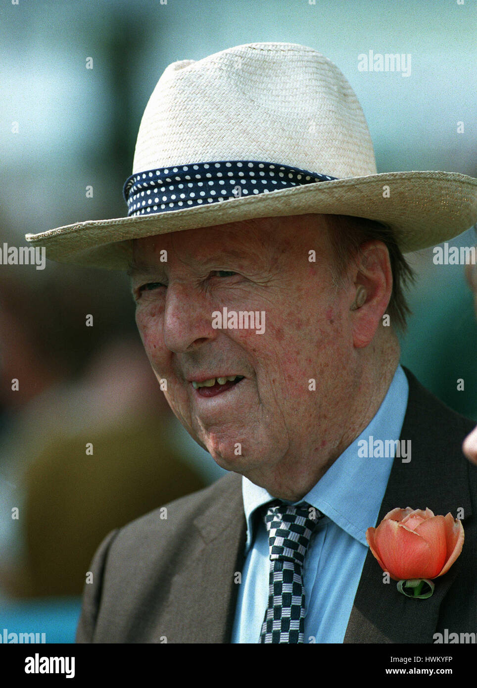 LORD HOWARD DE WALDEN RACE HORSE OWNER 19 August 1994 Stock Photo - Alamy
