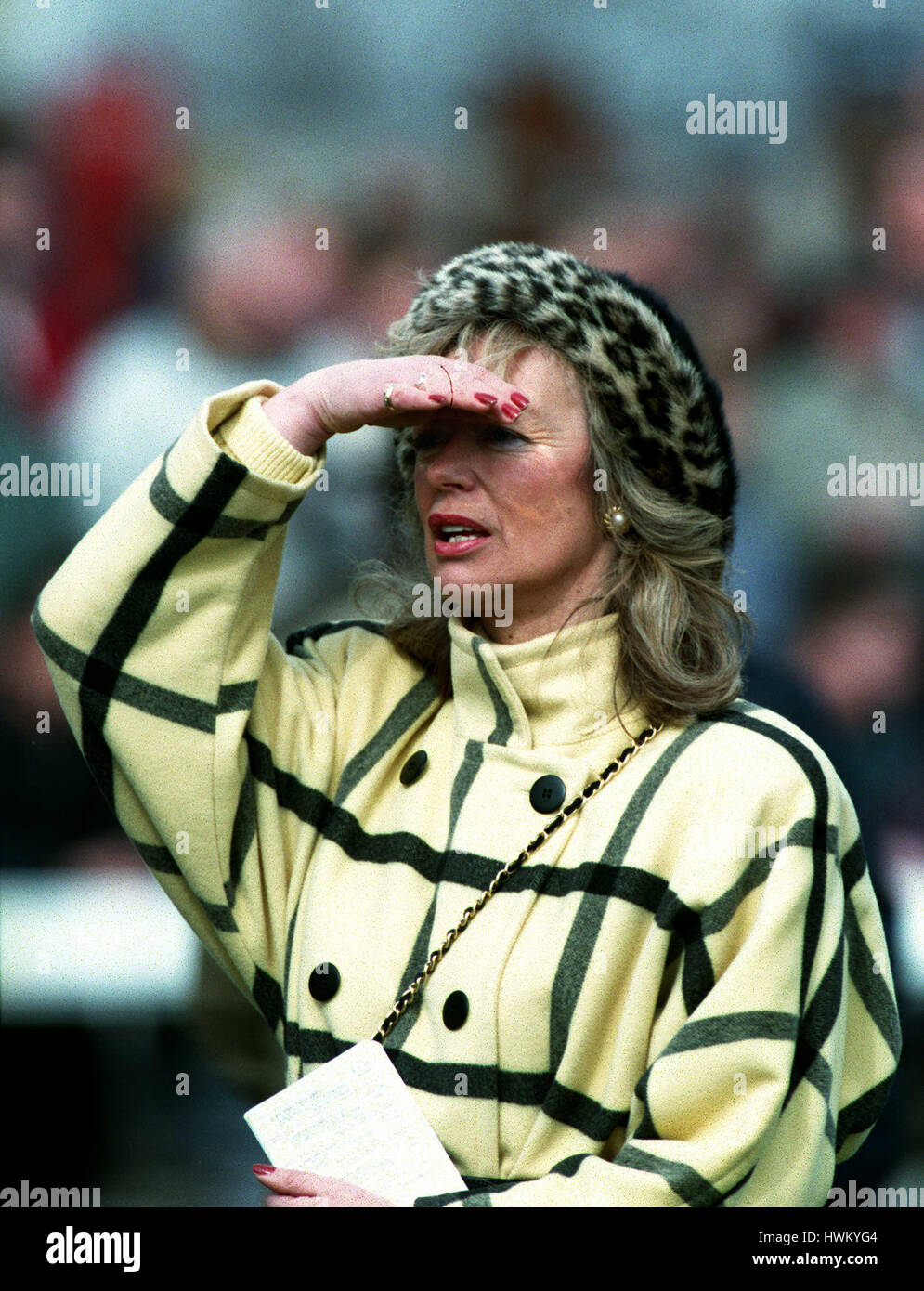 ELIZABETH HASLAM WIFE OF PATRICK HASLAM 30 March 1994 Stock Photo - Alamy
