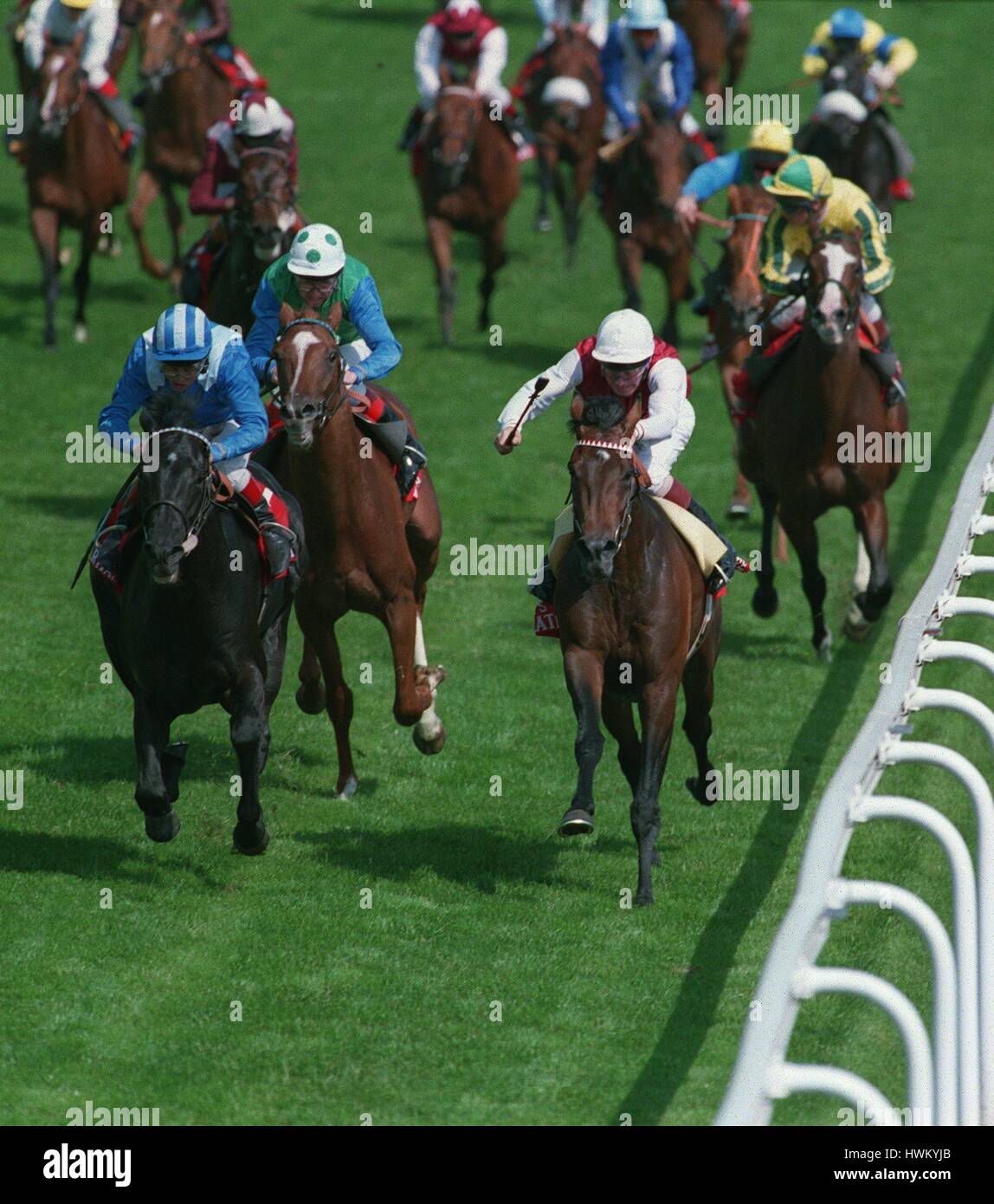 ERHAAB W CARSON COMES THROUGH TO WIN EVER READY DERBY 01 June 1994 ...