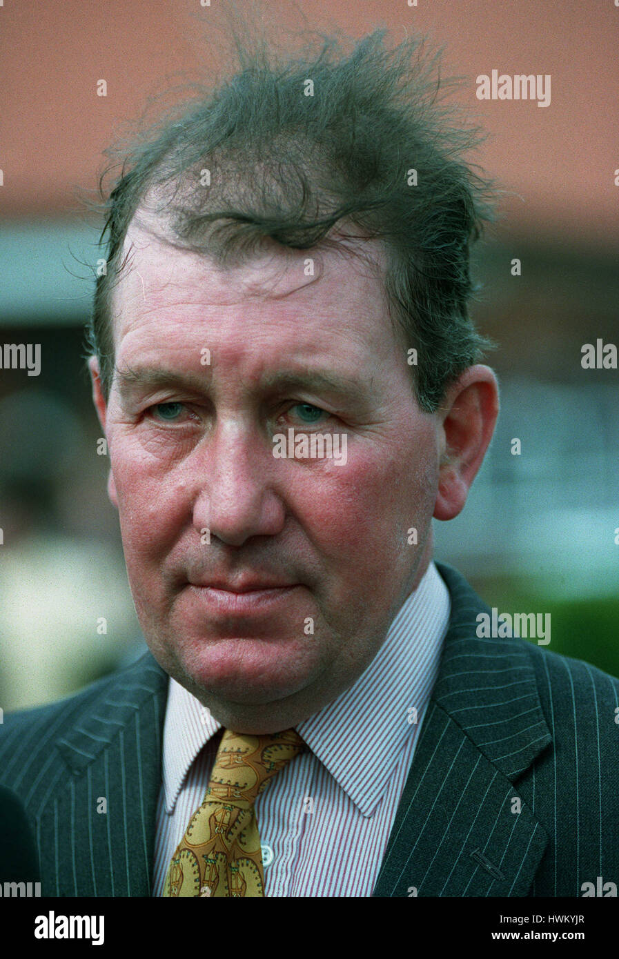 DAVID NICHOLSON RACE HORSE TRAINER 26 August 1994 Stock Photo - Alamy