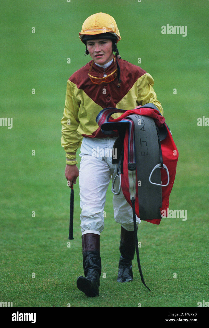 NEIL VARLEY JOCKEY 01 September 1994 Stock Photo - Alamy