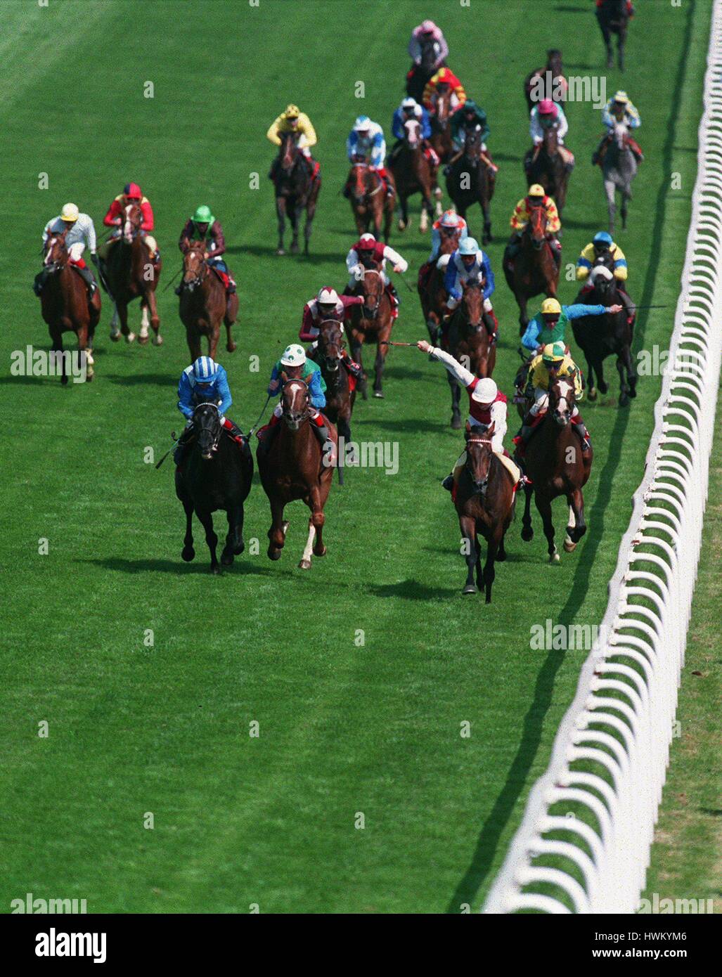 ERHAAB W CARSON COMES THROUGH TO WIN EVER READY DERBY 01 June 1994 ...
