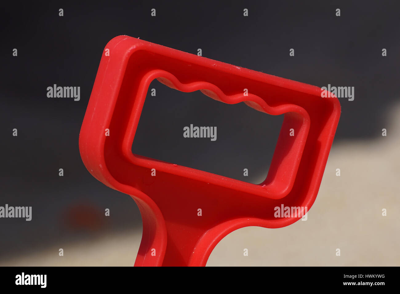 Emergency Red Handle Stock Photo - Alamy
