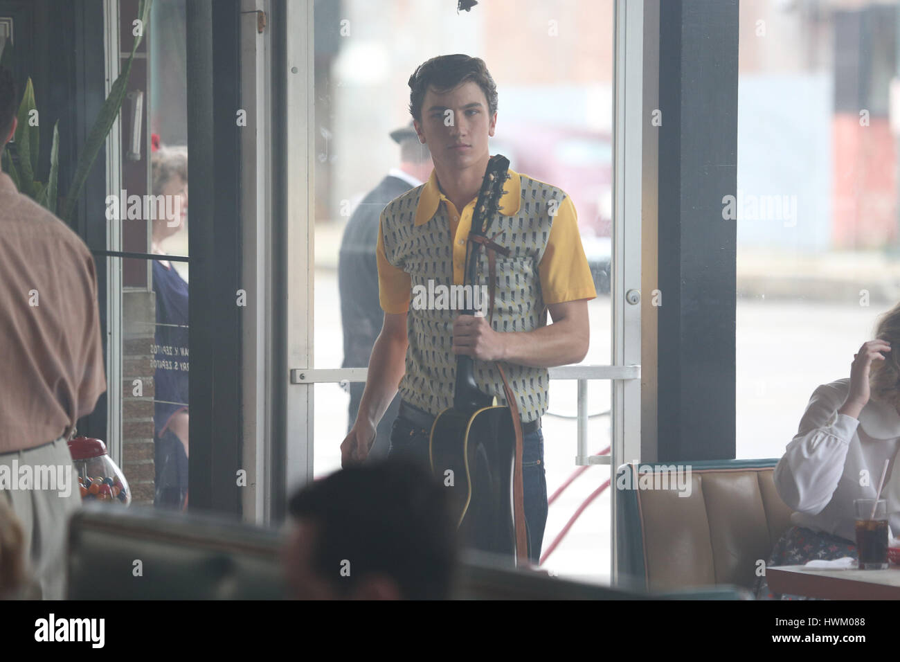 SUN RECORDS, Drake Milligan, (as Elvis Presley) in '706 Union', (Season ...