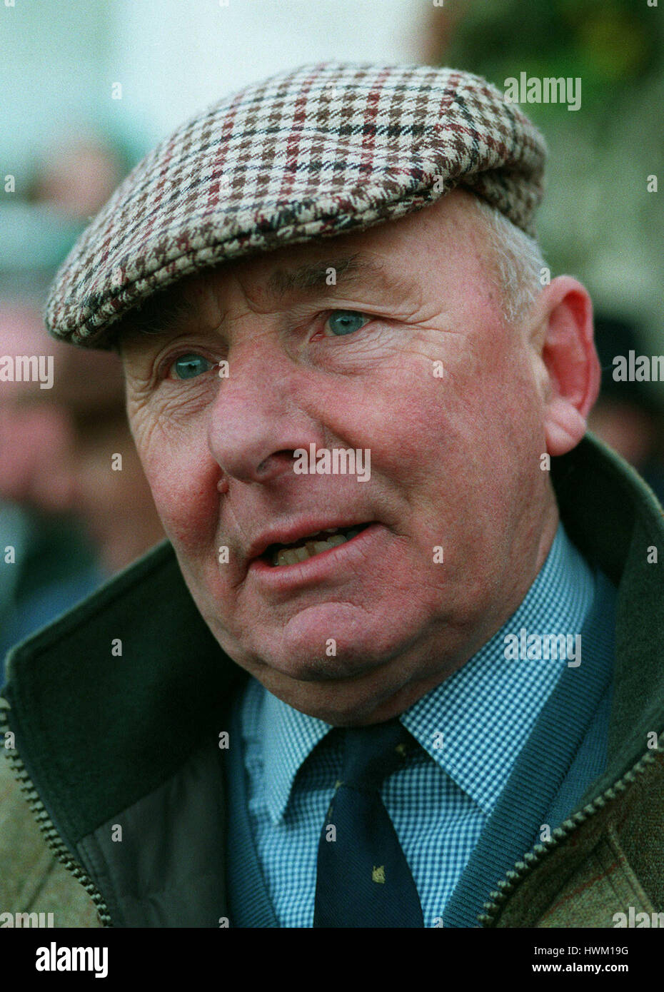 MARTIN TATE RACE HORSE TRAINER 06 January 1995 Stock Photo - Alamy