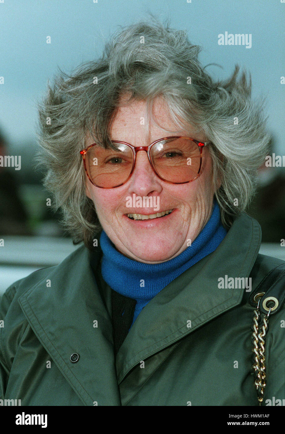 SUSAN PIGGOTT RACE HORSE TRAINER 19 January 1995 Stock Photo - Alamy