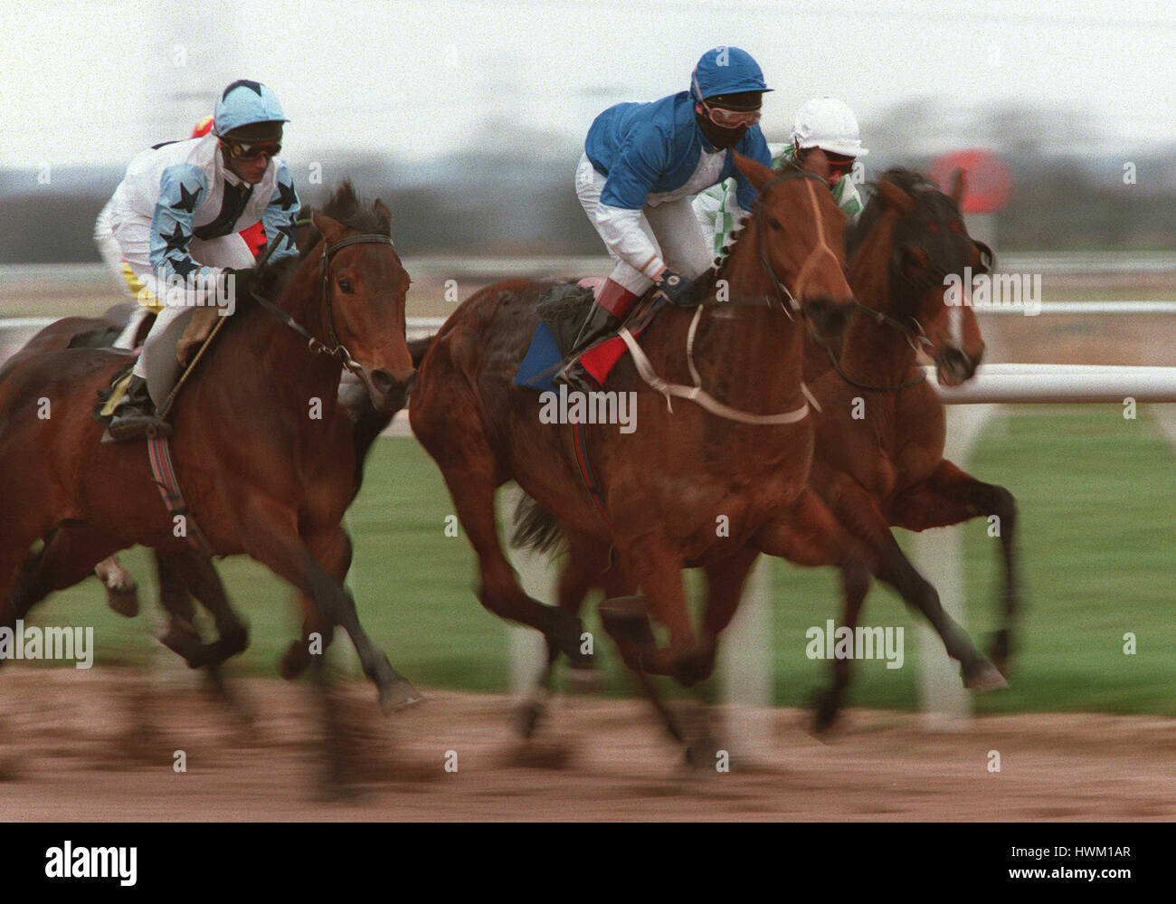 ALL WEATHER RACING (SOUTHWELL) MOVEMENT 19 January 1995 Stock Photo - Alamy