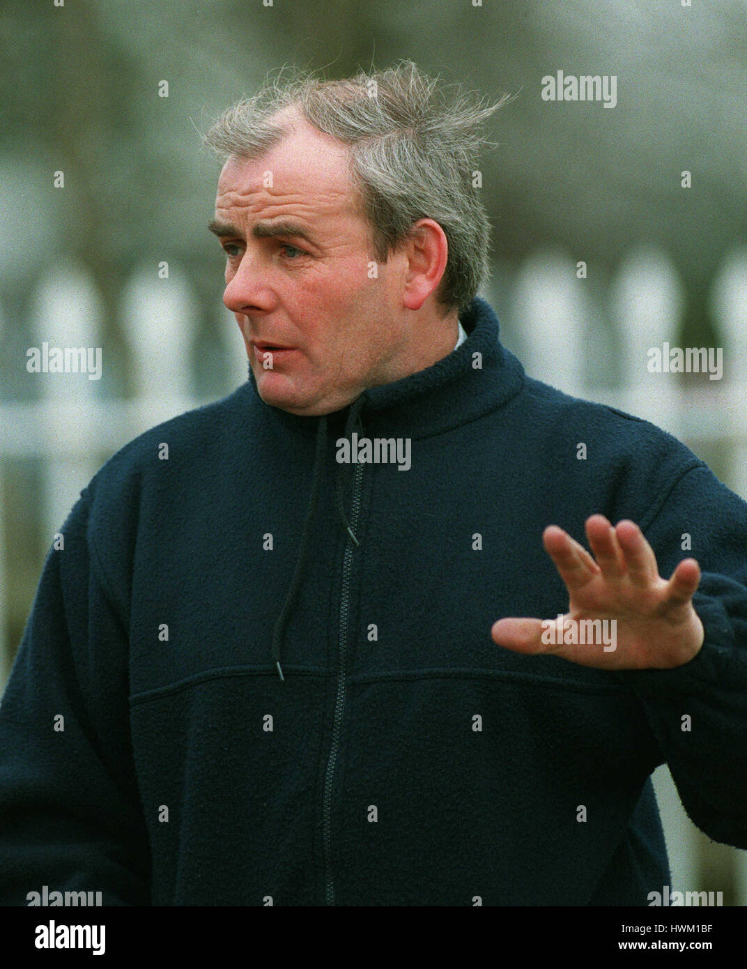 PATRICK BUTLER RACE HORSE TRAINER 27 January 1995 Stock Photo - Alamy