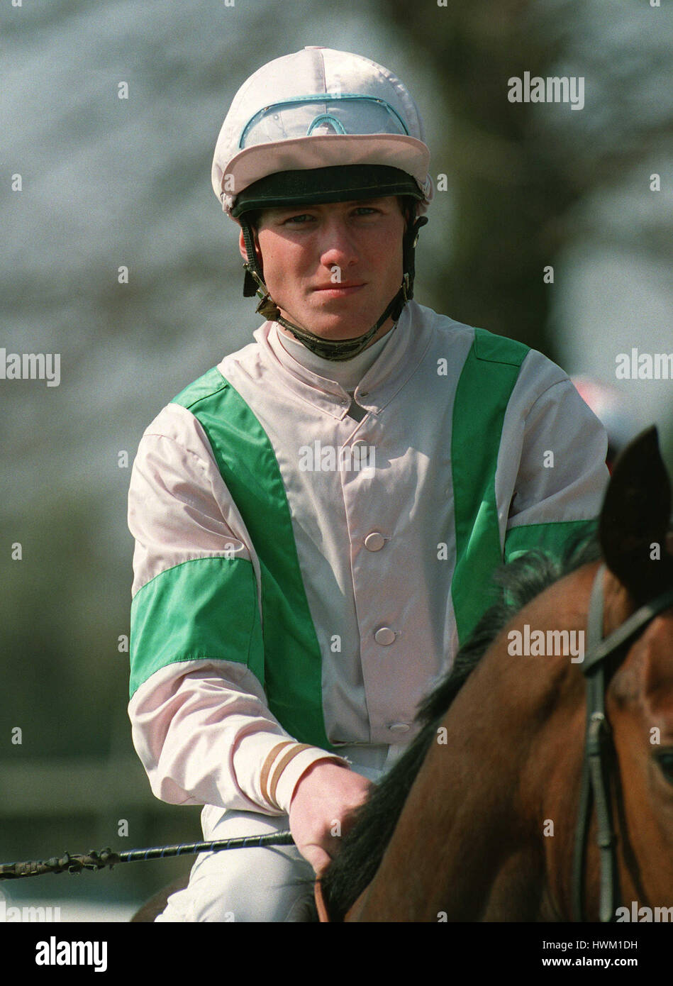 CARL HODGSON JOCKEY 14 April 1995 Stock Photo - Alamy