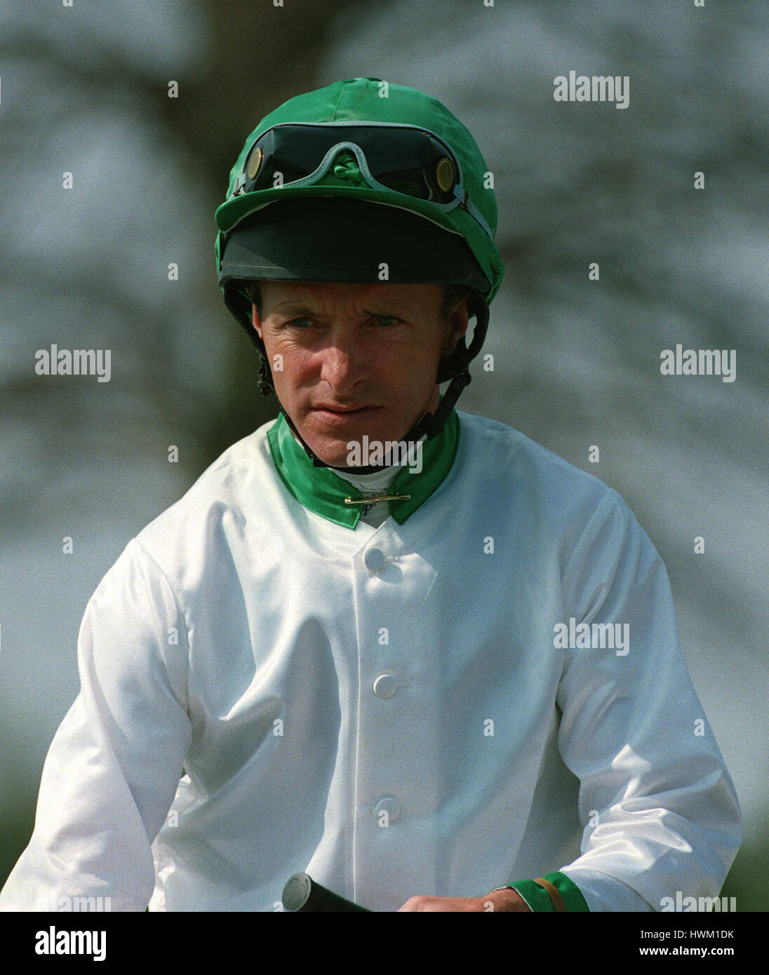 PAT EDDERY JOCKEY 14 April 1995 Stock Photo - Alamy