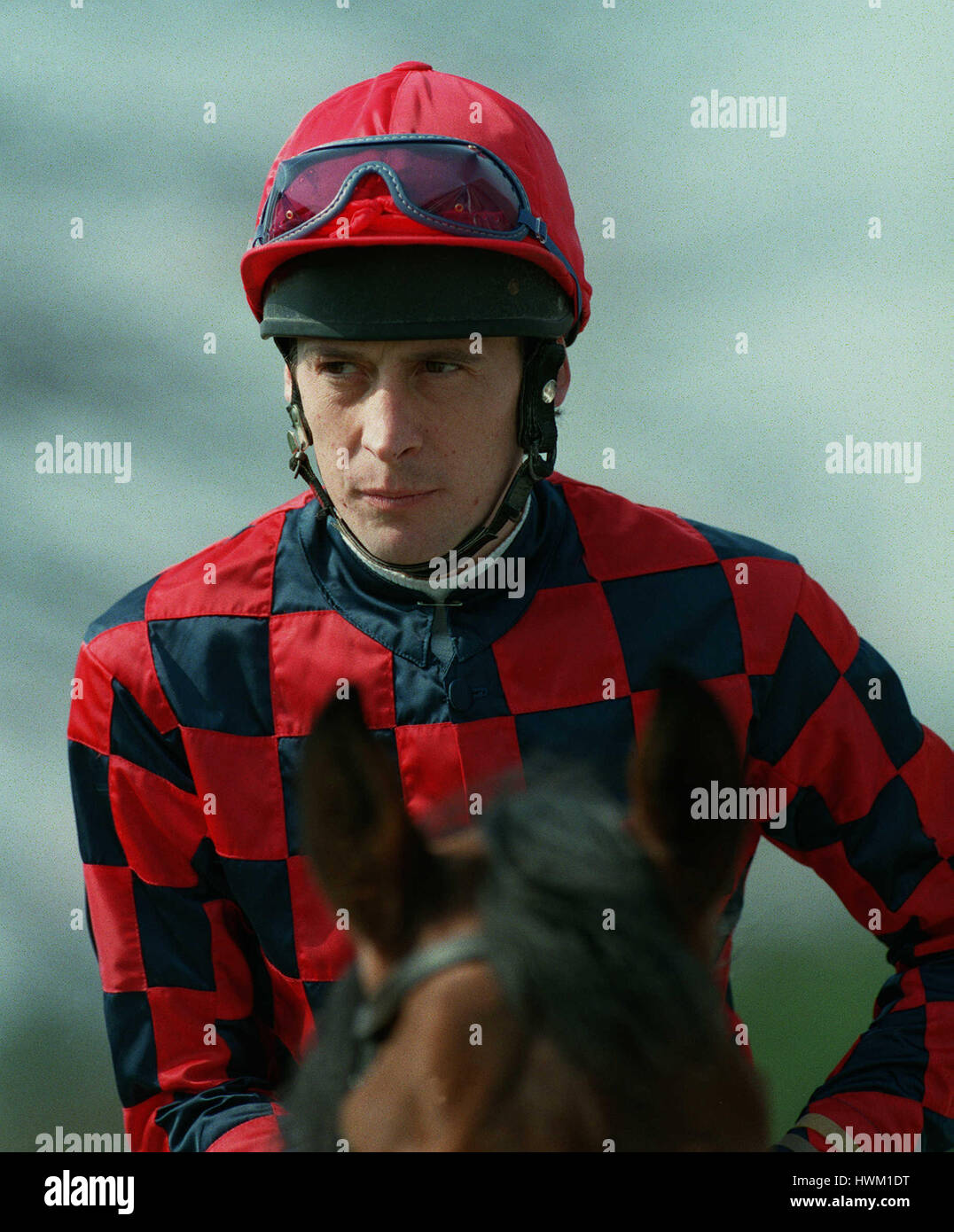MICHAEL TEBBUTT JOCKEY 14 April 1995 Stock Photo - Alamy