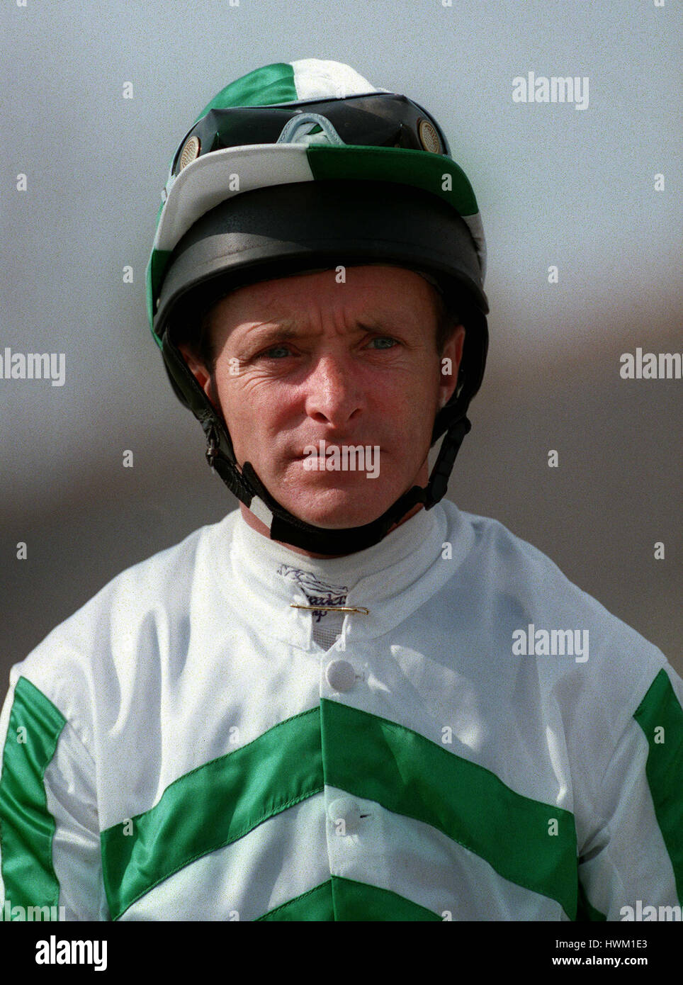 PAT EDDERY JOCKEY 14 April 1995 Stock Photo - Alamy