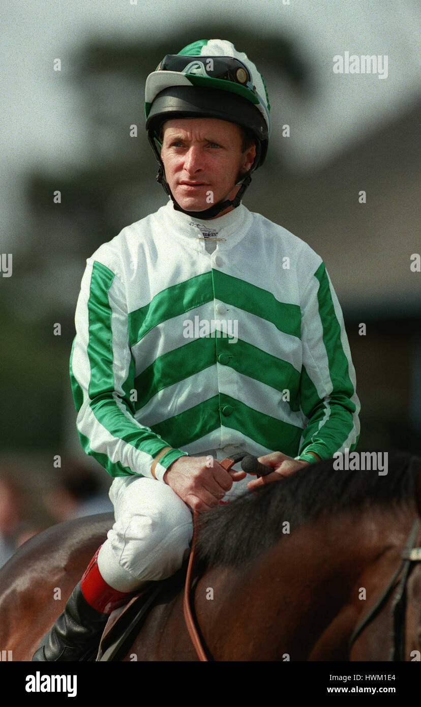 PAT EDDERY JOCKEY 14 April 1995 Stock Photo - Alamy