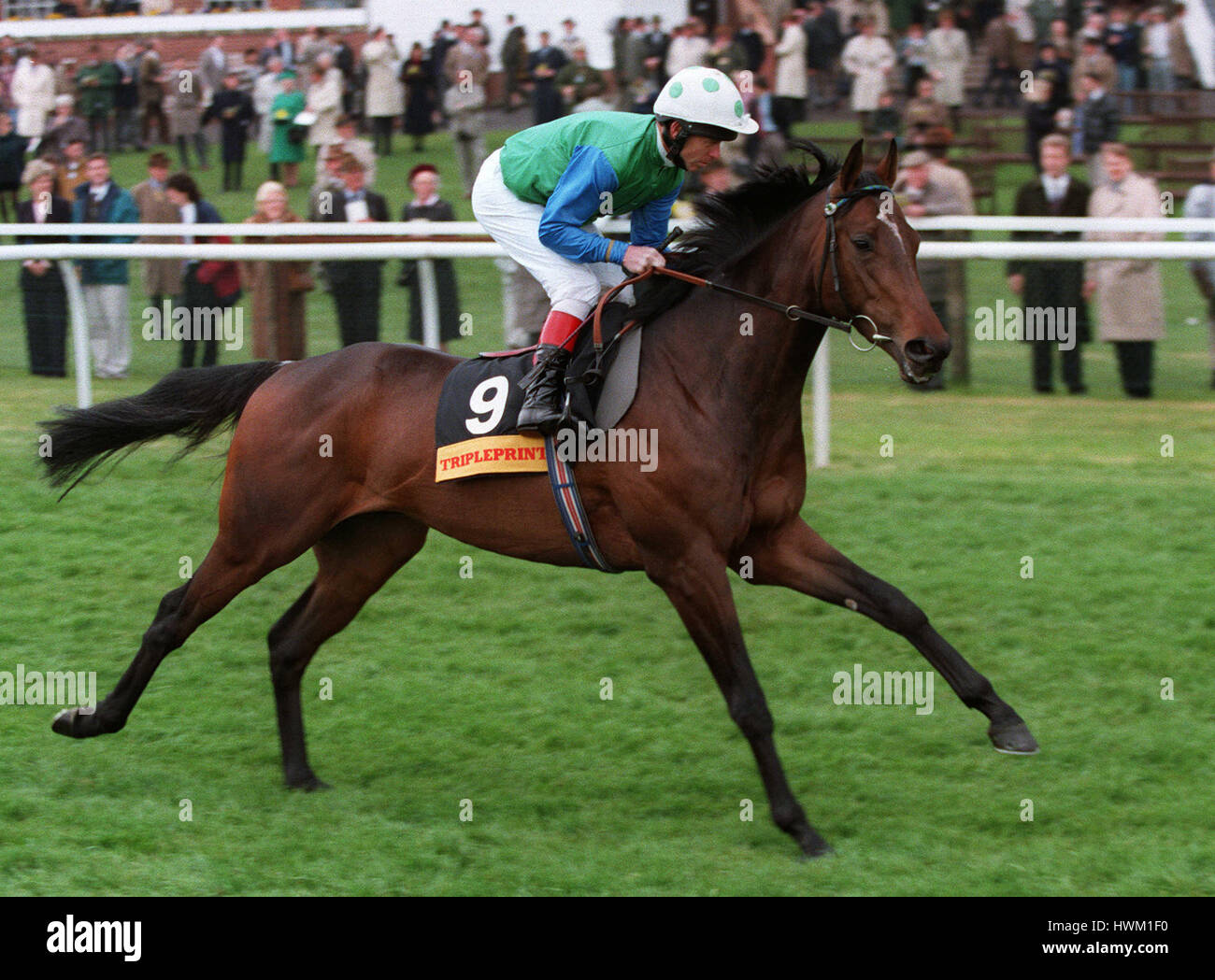 RAMBRINO RIDDEN BY J REID 25 April 1995 Stock Photo - Alamy