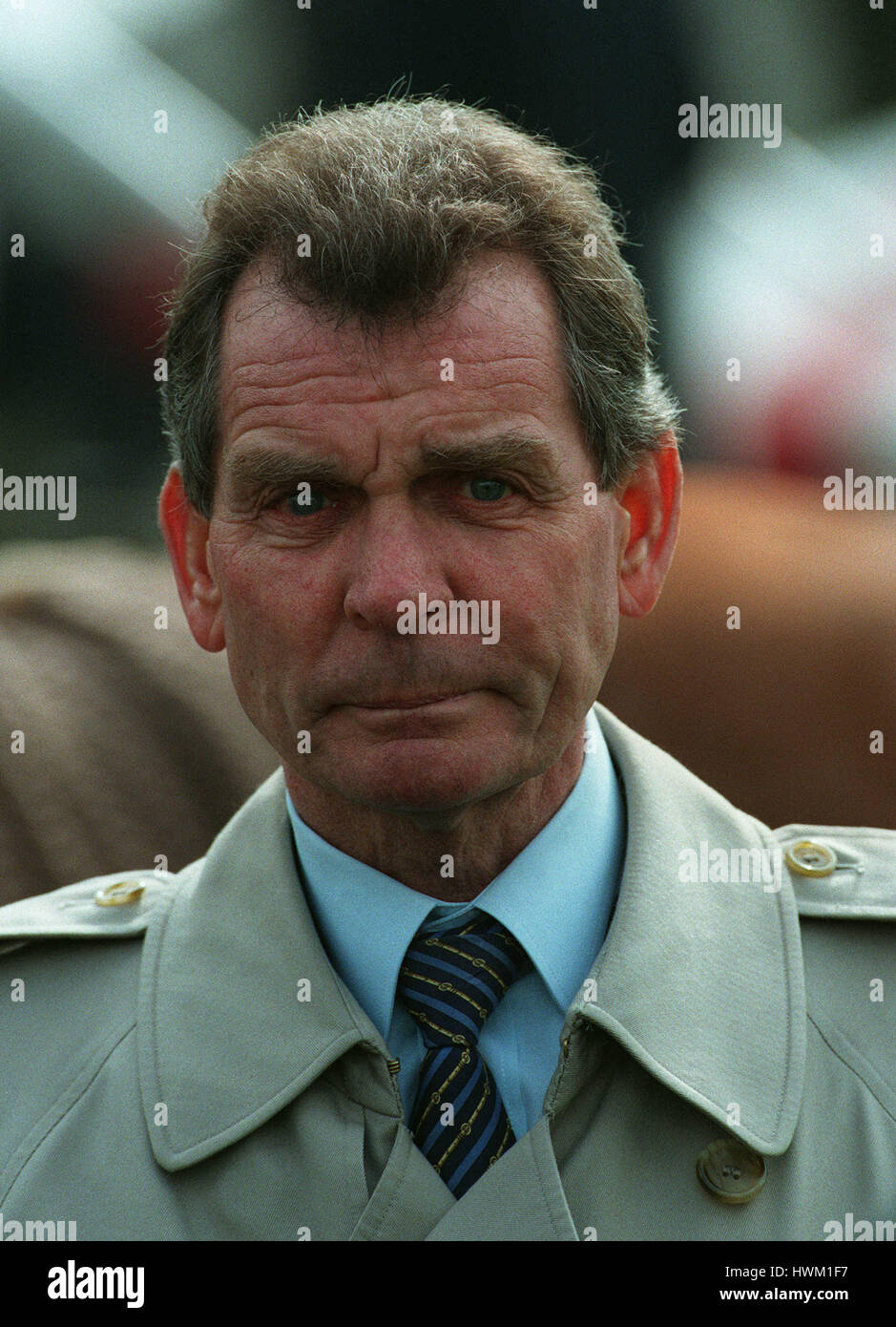 CLIVE BRITTAIN RACE HORSE TRAINER 25 April 1995 Stock Photo - Alamy
