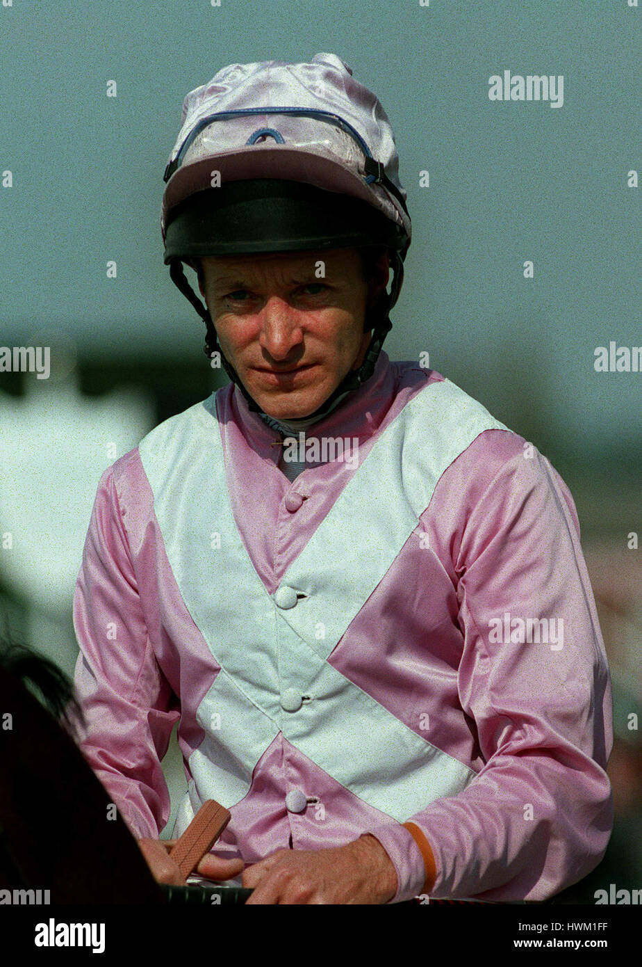 PAT EDDERY JOCKEY 25 April 1995 Stock Photo - Alamy