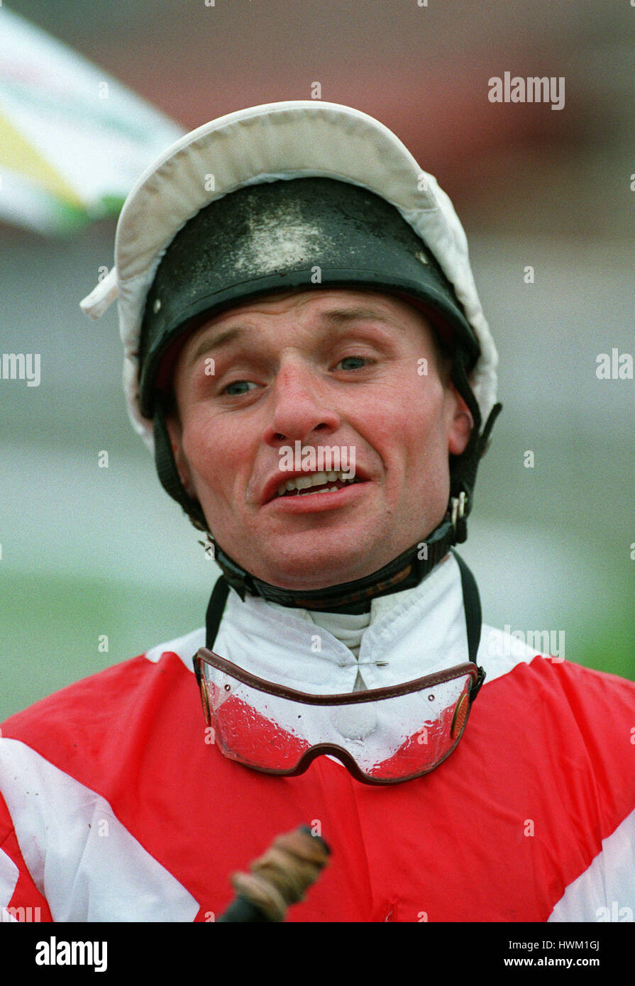 STEVEN WILLIAMS JOCKEY 26 April 1995 Stock Photo - Alamy