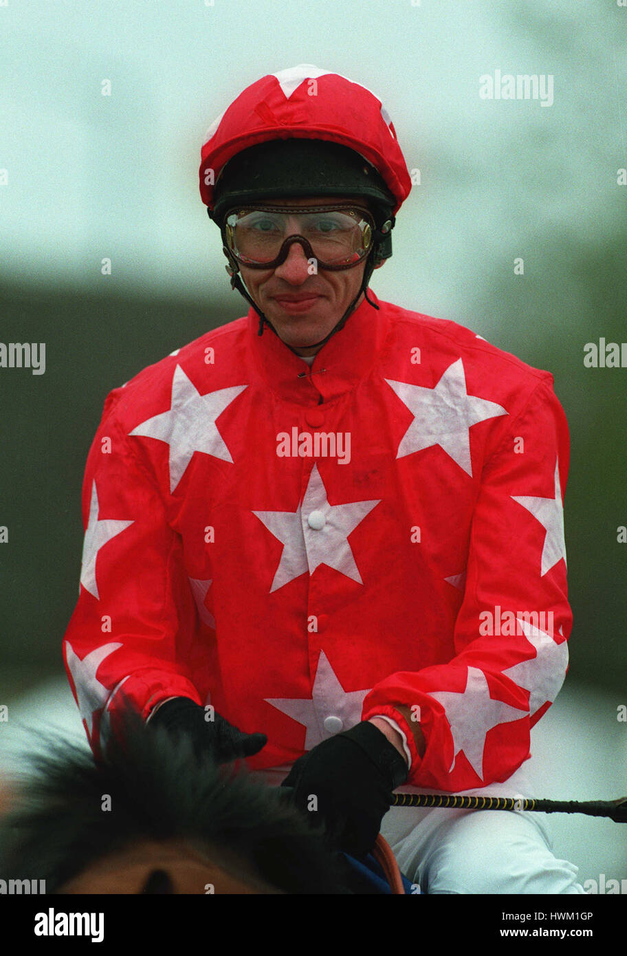 CHRIS RUTTER JOCKEY 26 April 1995 Stock Photo - Alamy