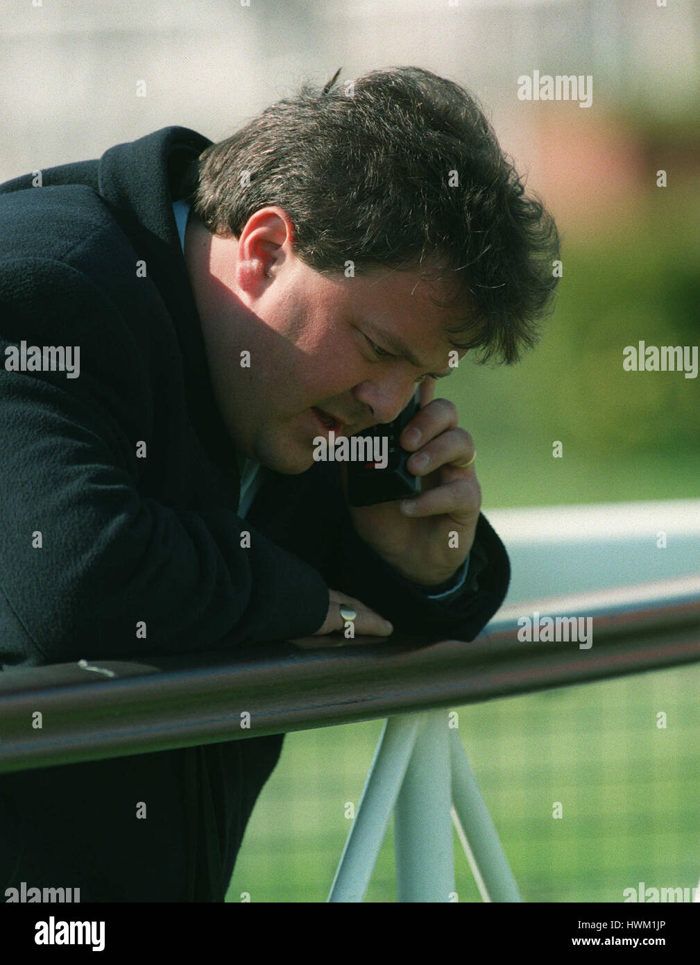 PETER CHAPPLE-HYAM RACE HORSE TRAINER 26 April 1995 Stock Photo - Alamy