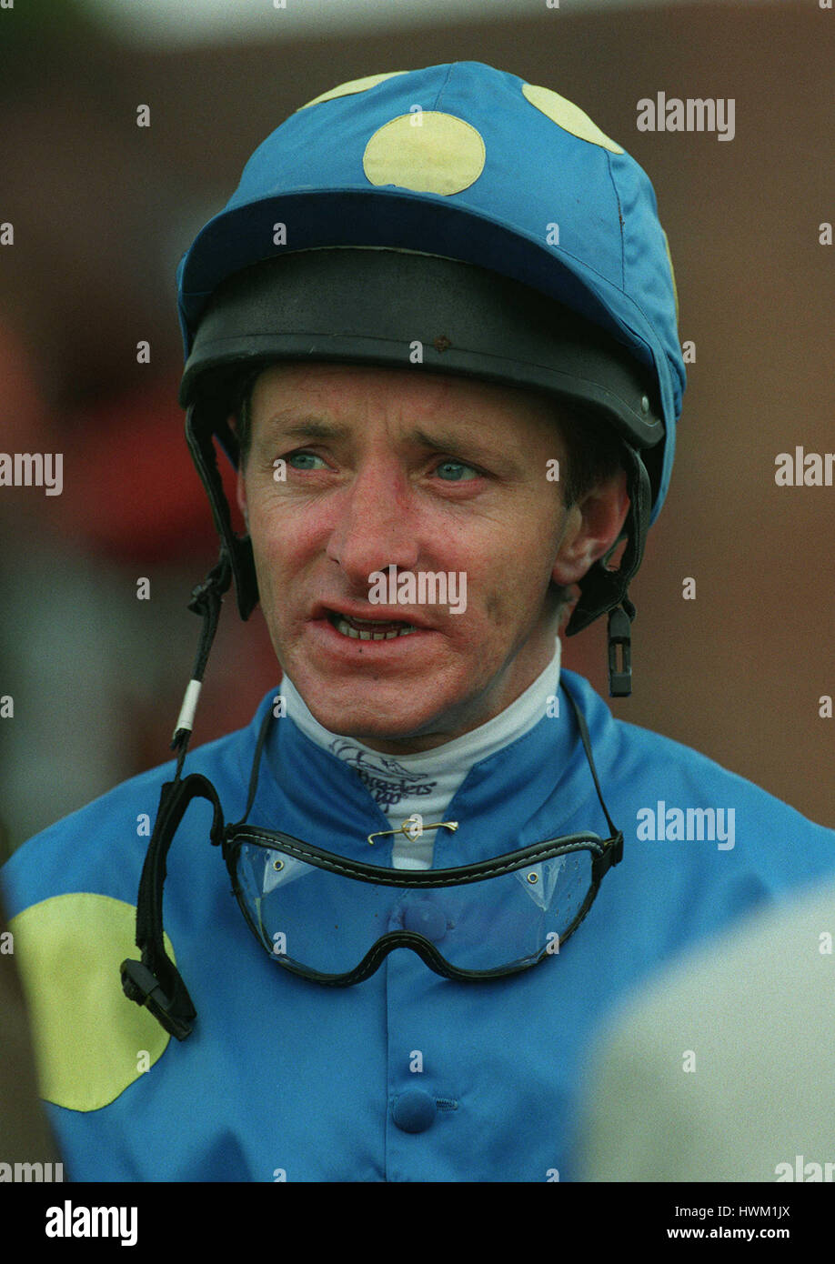 PAT EDDERY JOCKEY 27 April 1995 Stock Photo - Alamy