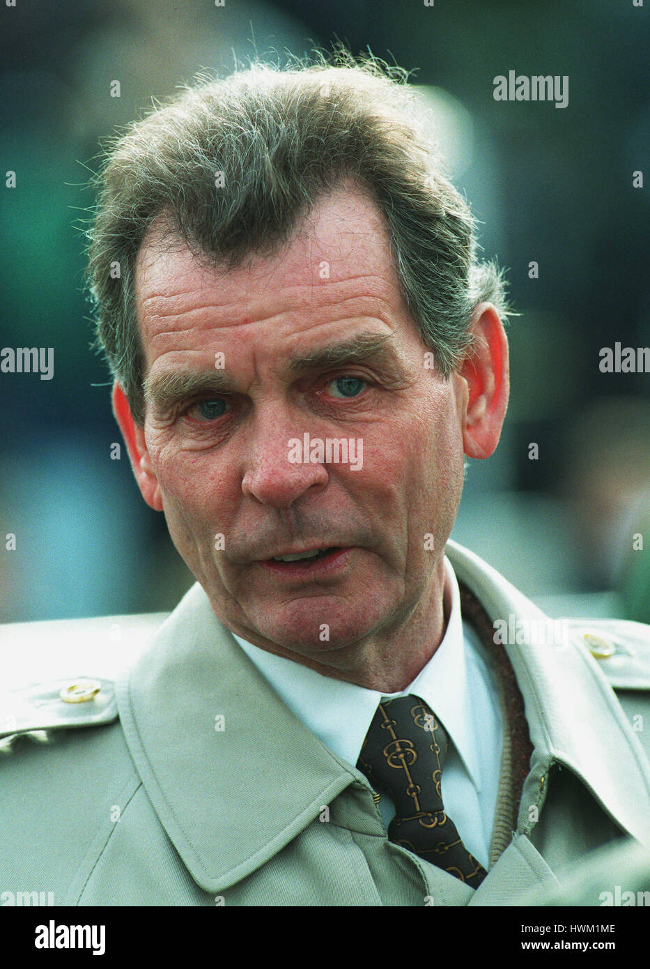 CLIVE BRITTAIN RACE HORSE TRAINER 27 April 1995 Stock Photo - Alamy