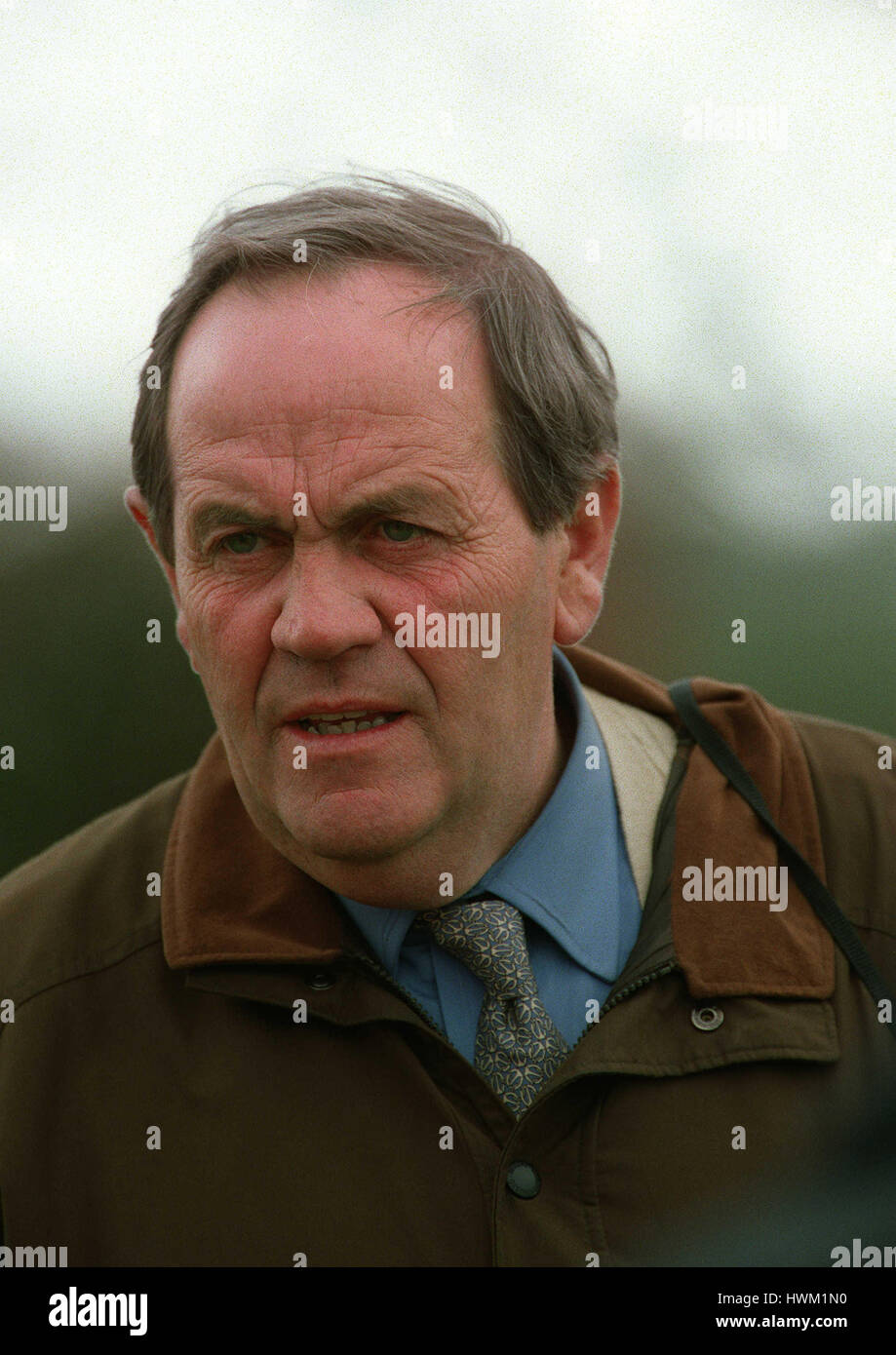 RICHARD HANNON RACE HORSE TRAINER 27 April 1995 Stock Photo - Alamy