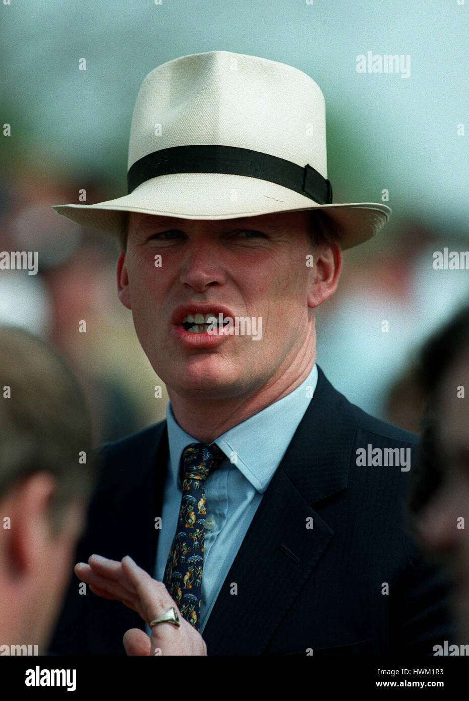 JOHN GOSDEN RACE HORSE TRAINER 10 May 1995 Stock Photo - Alamy
