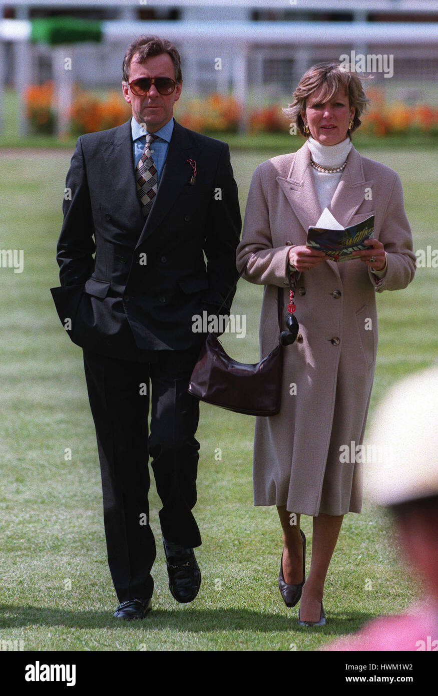 JACK AND LINDA RAMSDEN RACE HORSE TRAINER 19 May 1995 Stock Photo - Alamy