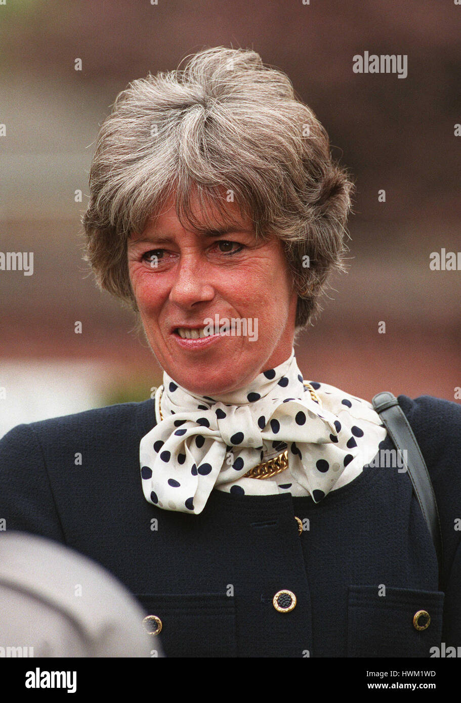JULIE CECIL RACE HORSE TRAINER 19 May 1995 Stock Photo - Alamy