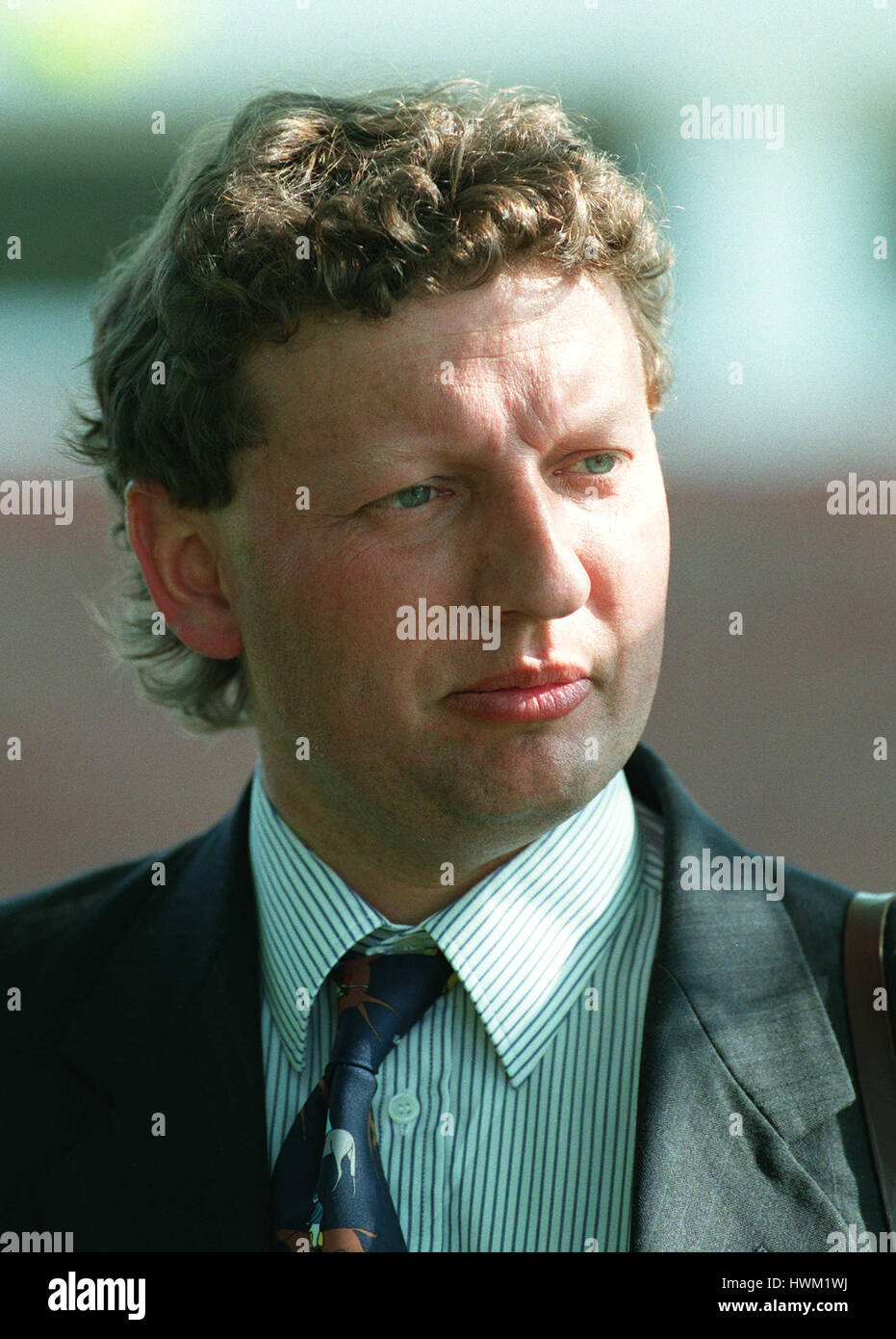 MARK JOHNSTON RACE HORSE TRAINER 24 May 1995 Stock Photo - Alamy