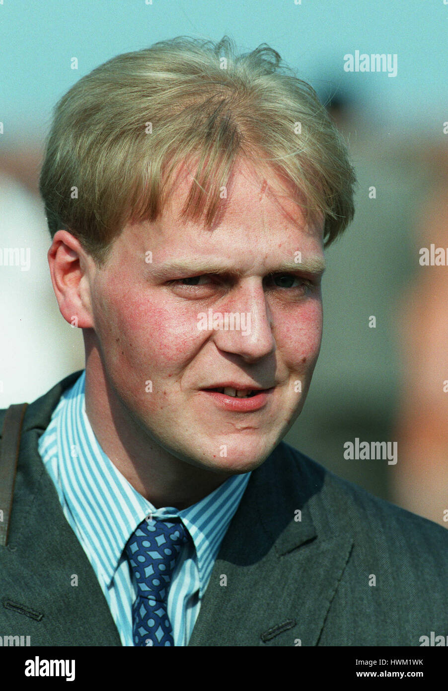 ED DUNLOP RACE HORSE TRAINER 24 May 1995 Stock Photo - Alamy