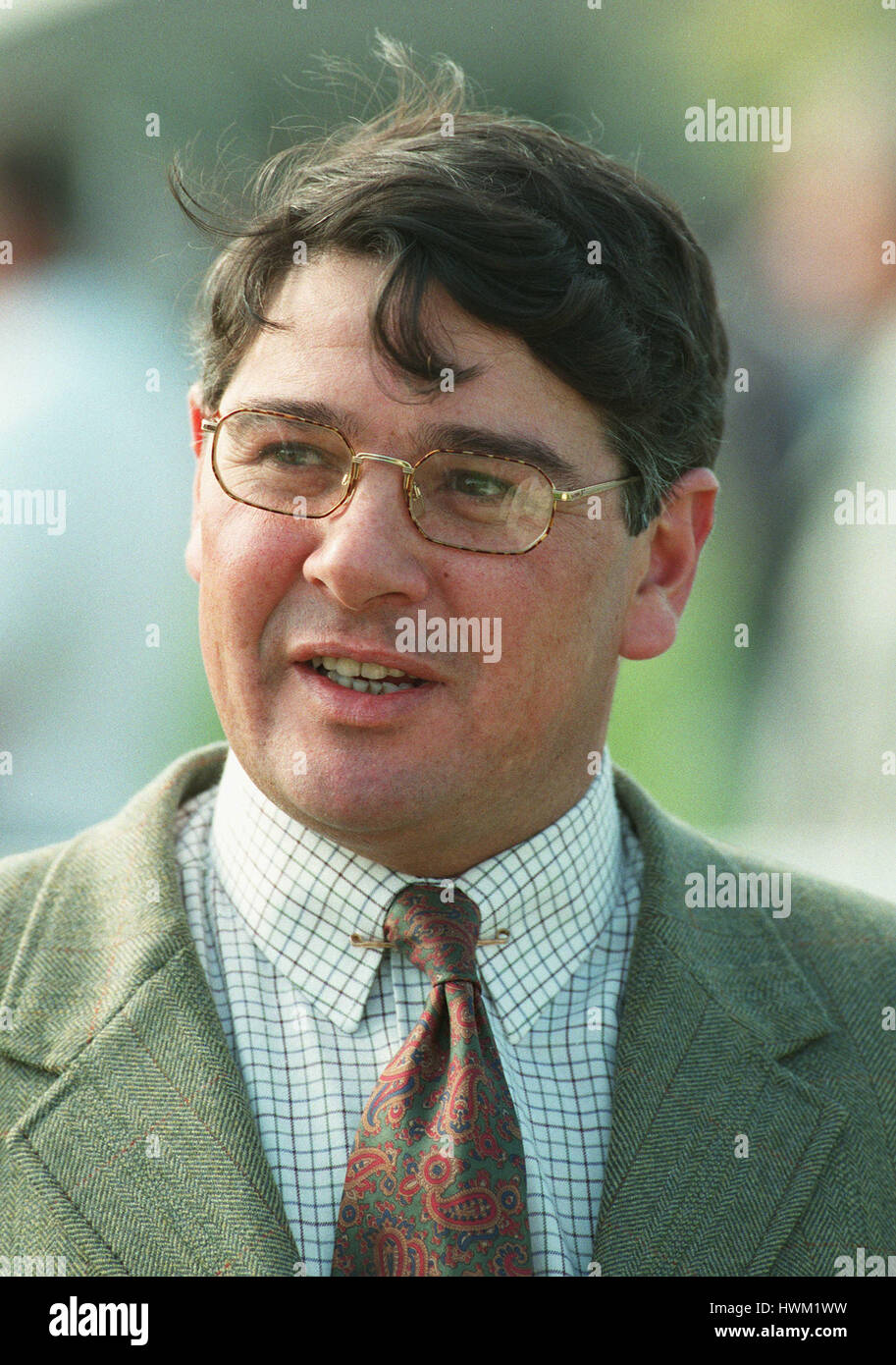 JOHN WHARTON RACE HORSE TRAINER 24 May 1995 Stock Photo - Alamy