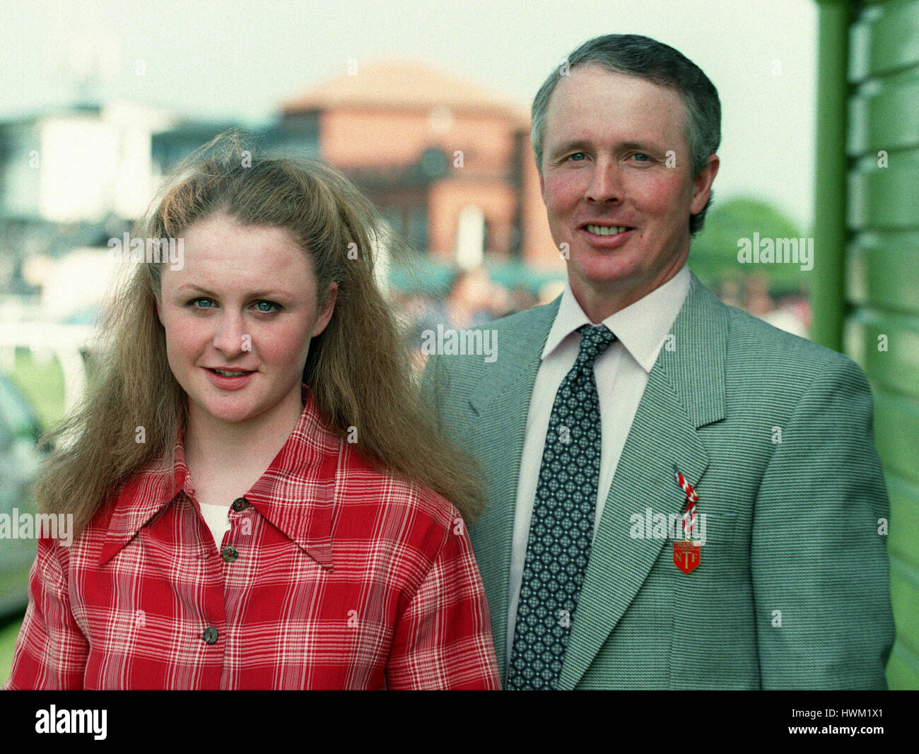 BILL O'GORMAN & DAUGHTER EMMA RACE HORSE TRAINER & DAUGHTER 24 May 1995 ...