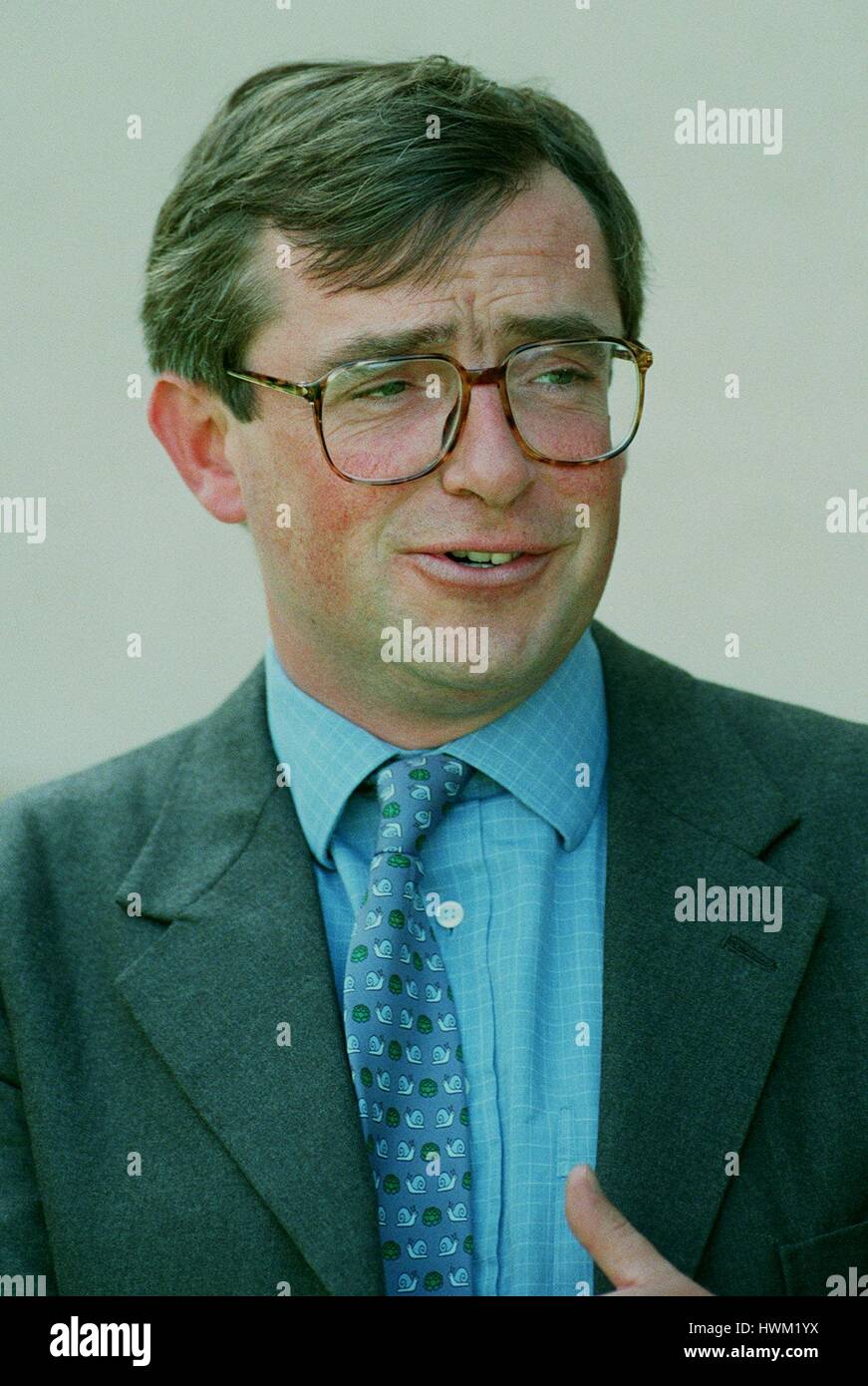 JAMES EUSTACE RACE HORSE TRAINER 31 May 1995 Stock Photo - Alamy