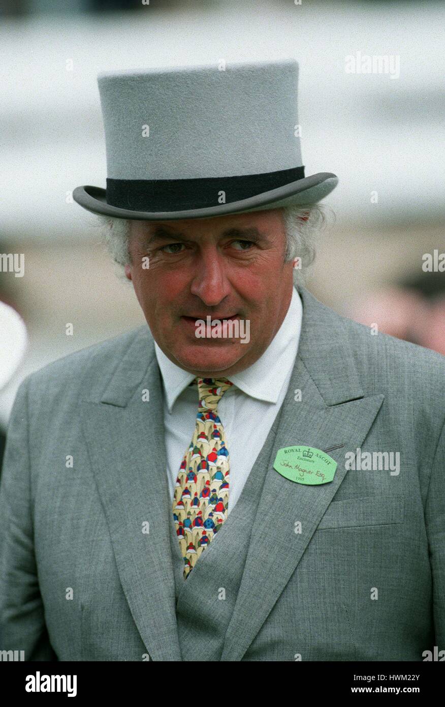 JOHN MAGNIER RACE HORSE OWNER 27 June 1995 Stock Photo - Alamy