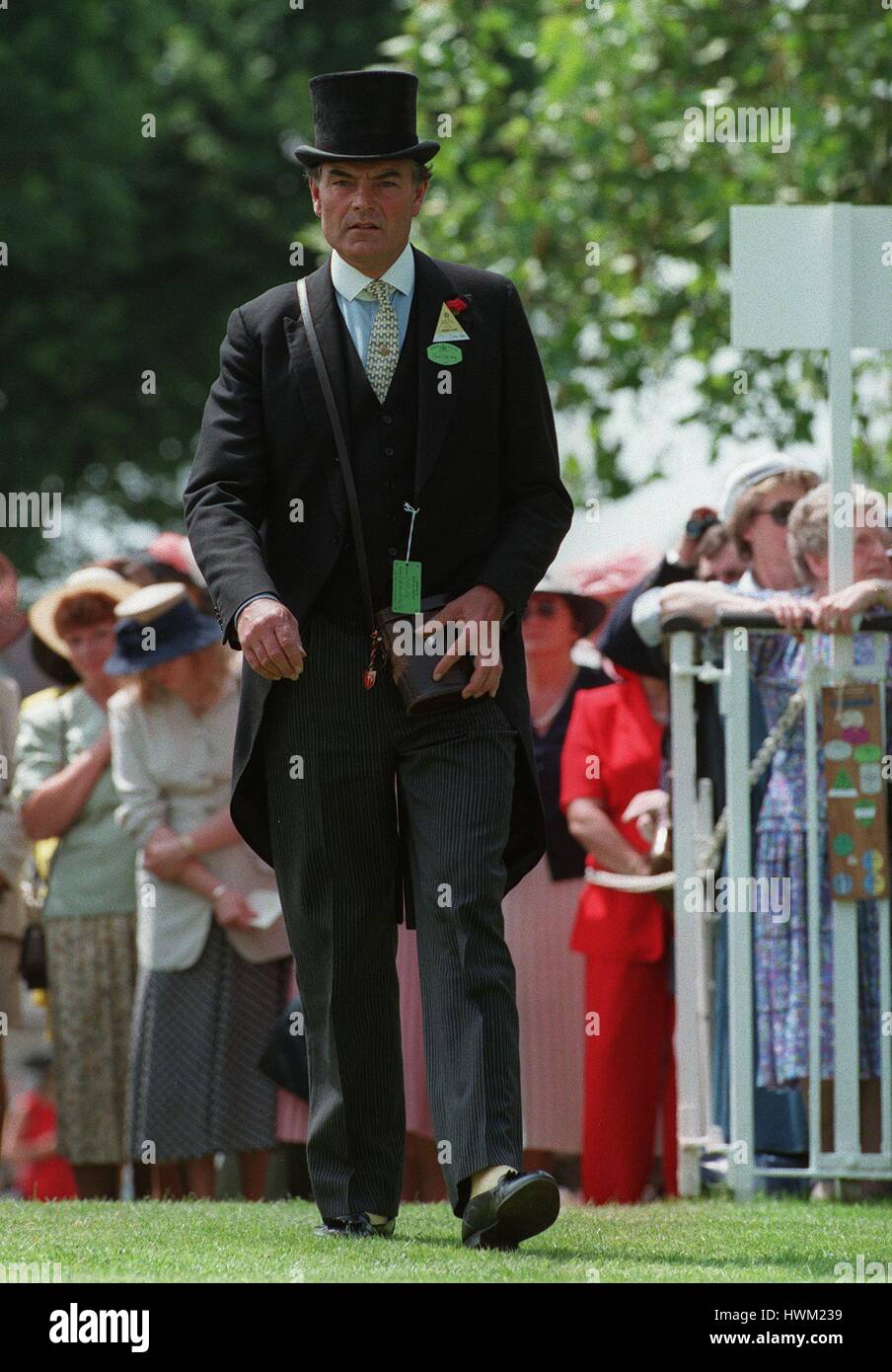 PAUL COLE RACE HORSE TRAINER 27 June 1995 Stock Photo - Alamy