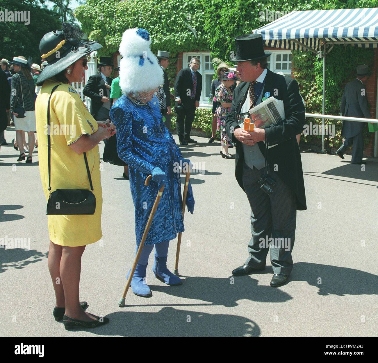 MRS SHILLING & JAMES WHITTAKER ROYAL ASCOT 95 28 June 1995 Stock Photo ...