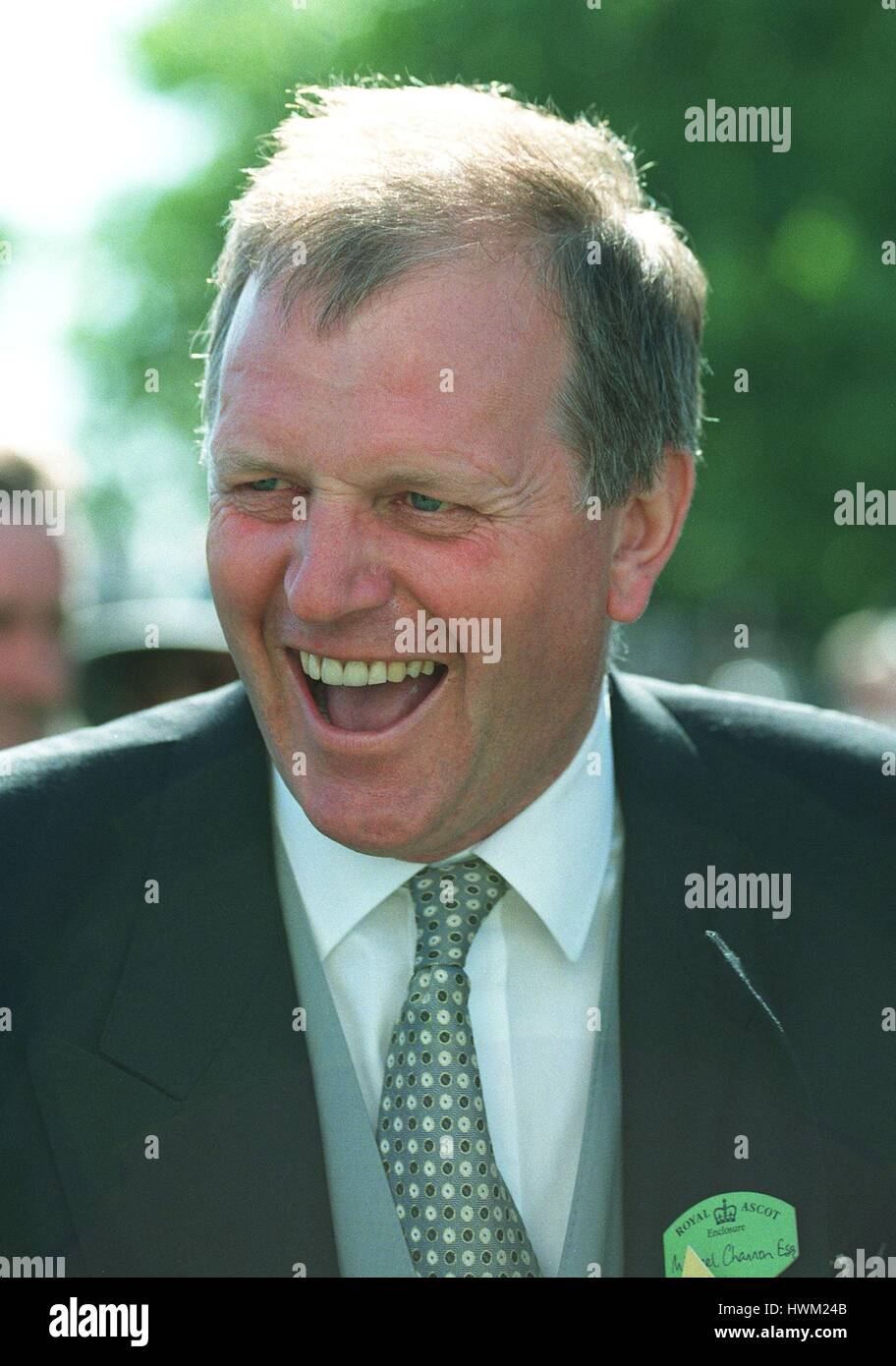 MICHAEL CHANNON RACE HORSE TRAINER 28 June 1995 Stock Photo - Alamy