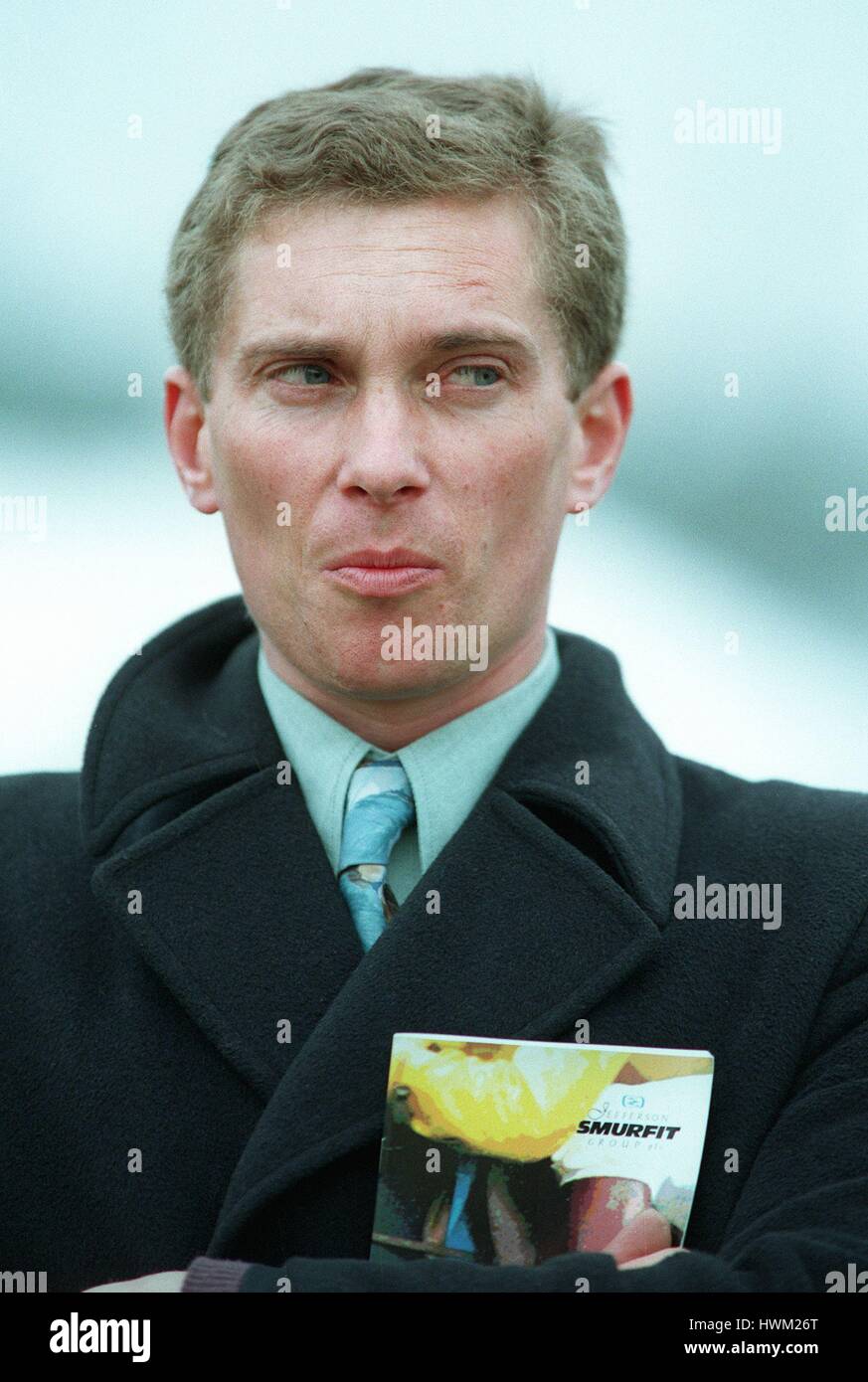 SIMON DOW RACE HORSE TRAINER 12 July 1995 Stock Photo - Alamy