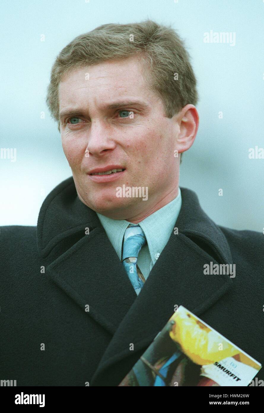 SIMON DOW RACE HORSE TRAINER 12 July 1995 Stock Photo - Alamy