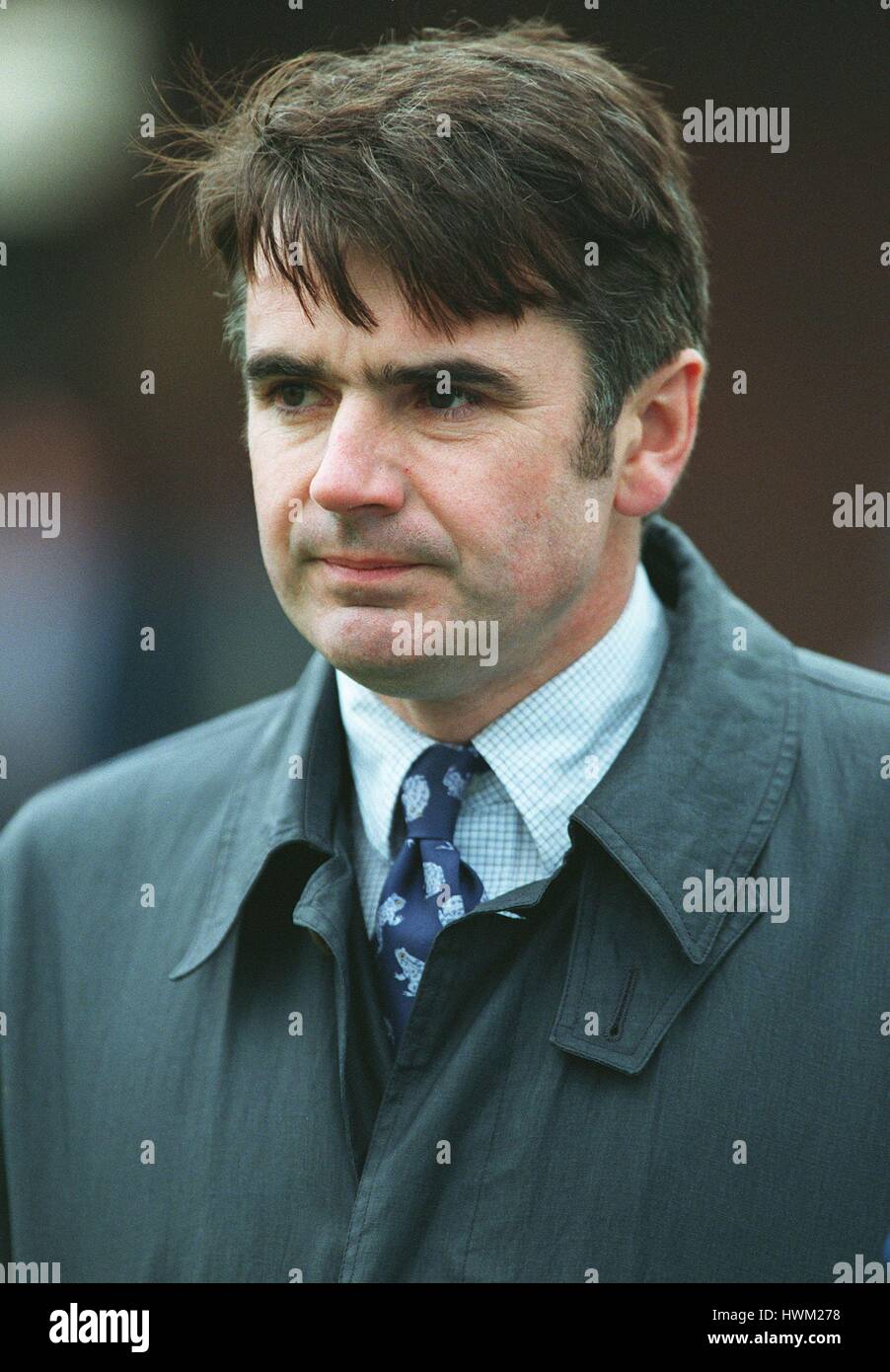 SIMON CHRISTIAN RACE HORSE TRAINER 12 July 1995 Stock Photo - Alamy