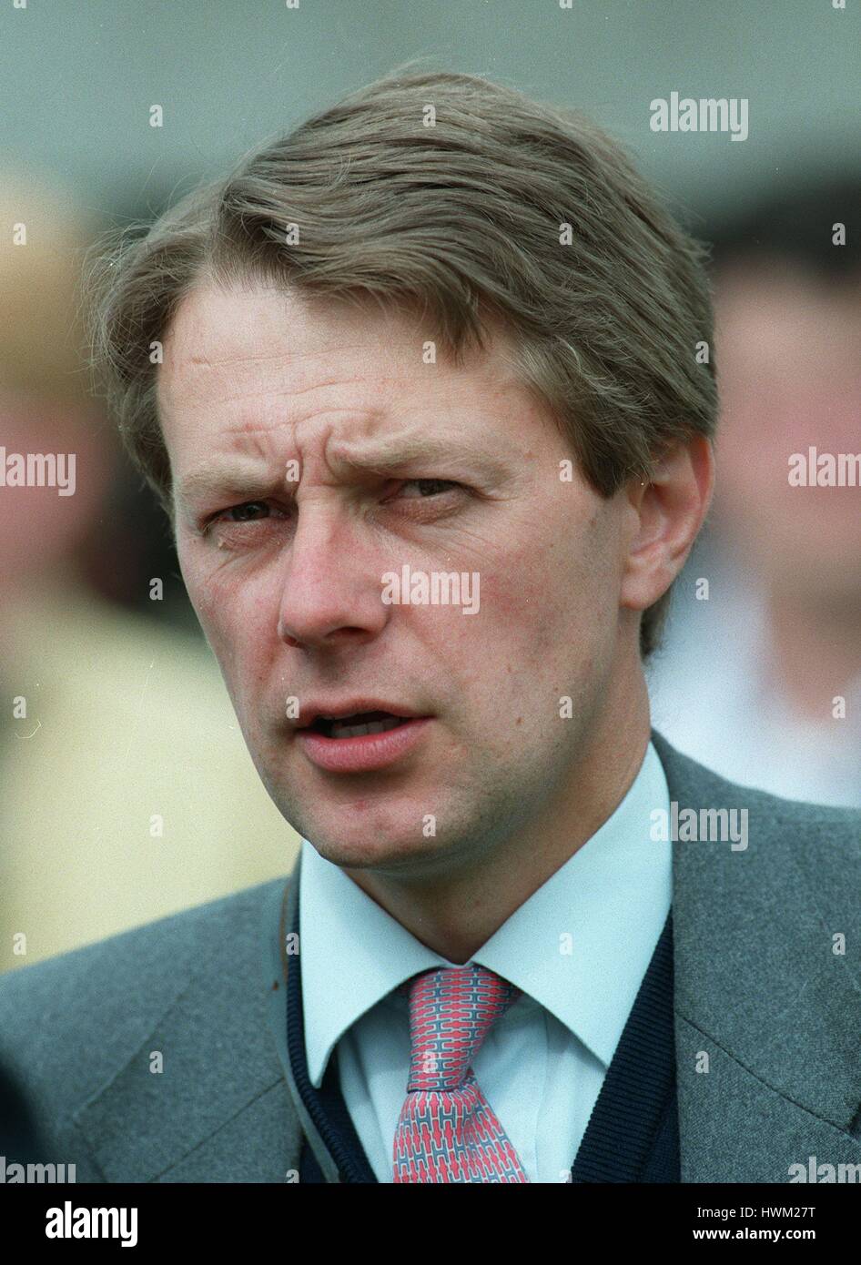CHRIS WALL RACE HORSE TRAINER 18 August 1995 Stock Photo - Alamy